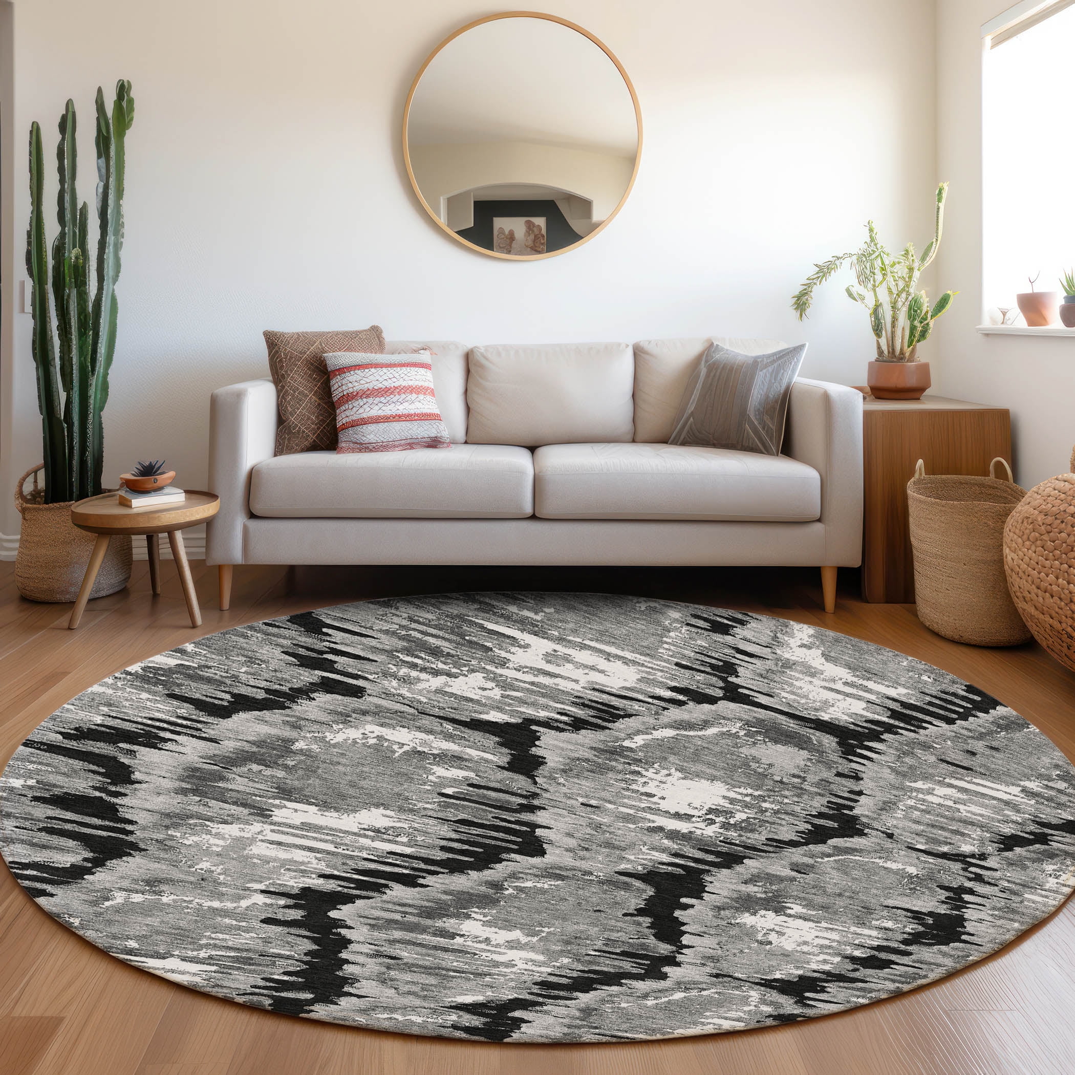 Addison Rugs Chantille Indoor/Outdoor Transitional Diamond Black ...