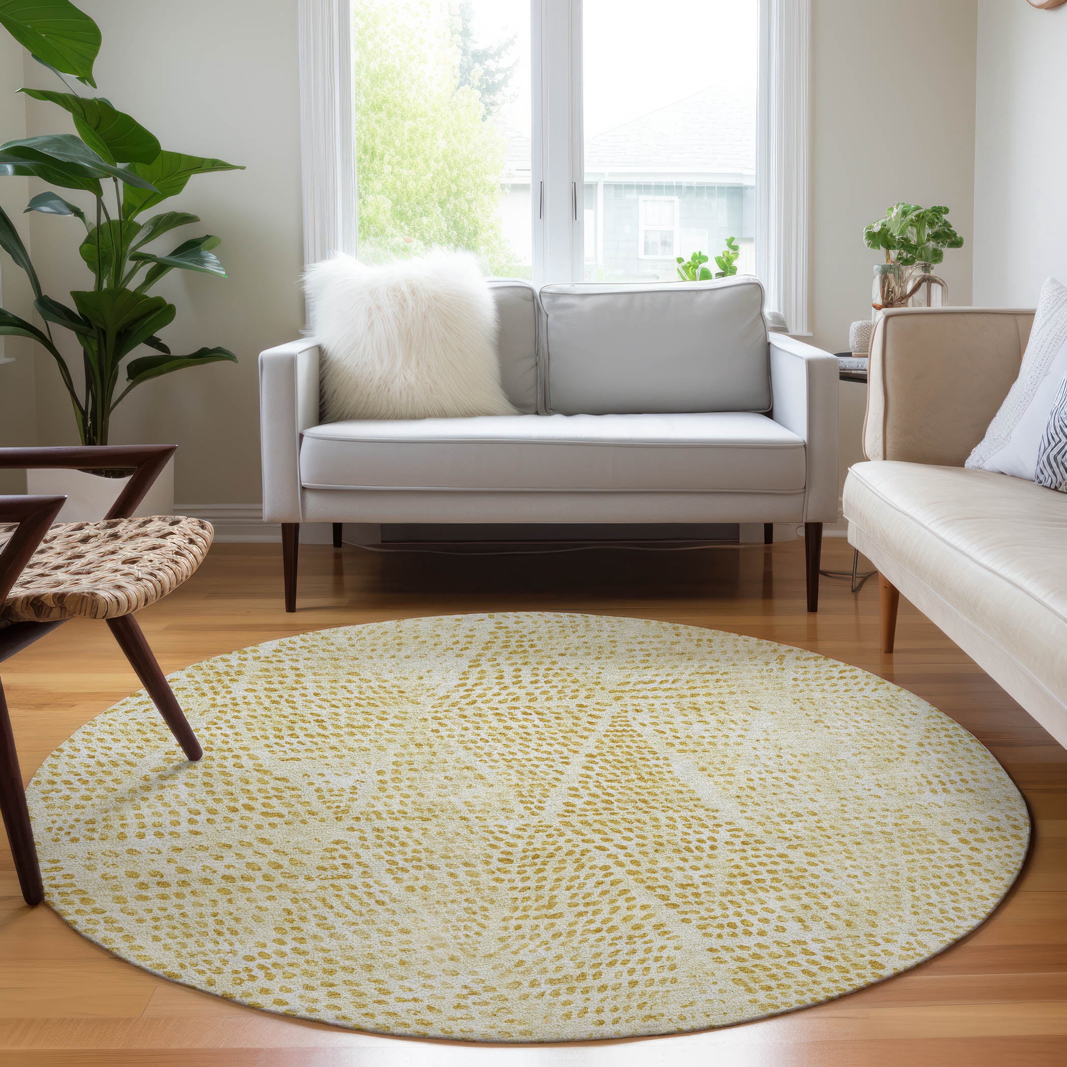 Addison Rugs Chantille Indoor/Outdoor Transitional Diamond Wheat ...