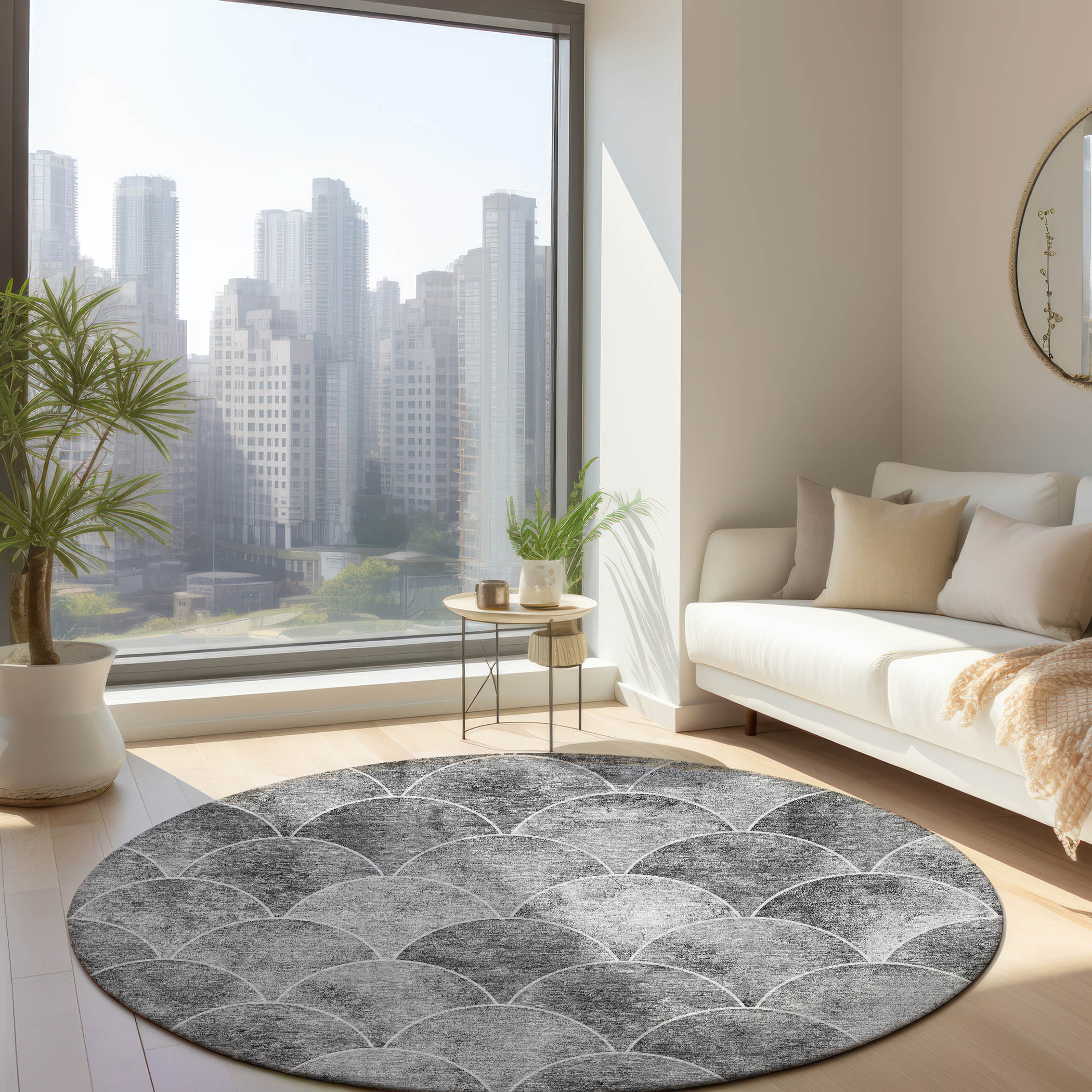Addison Rugs Chantille Indoor/Outdoor Transitional Modern Gray Washable ...