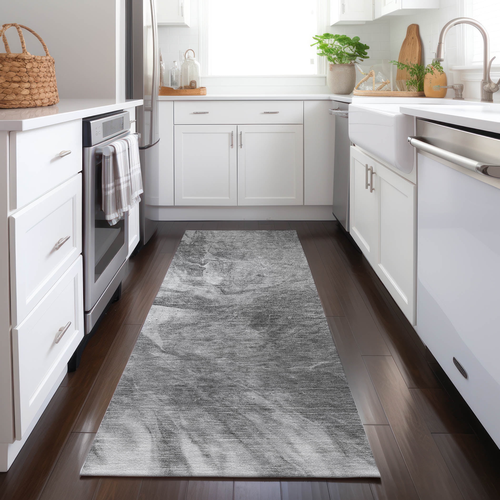 Addison Rugs Chantille Indoor/Outdoor Transitional Modern Gray Washable ...