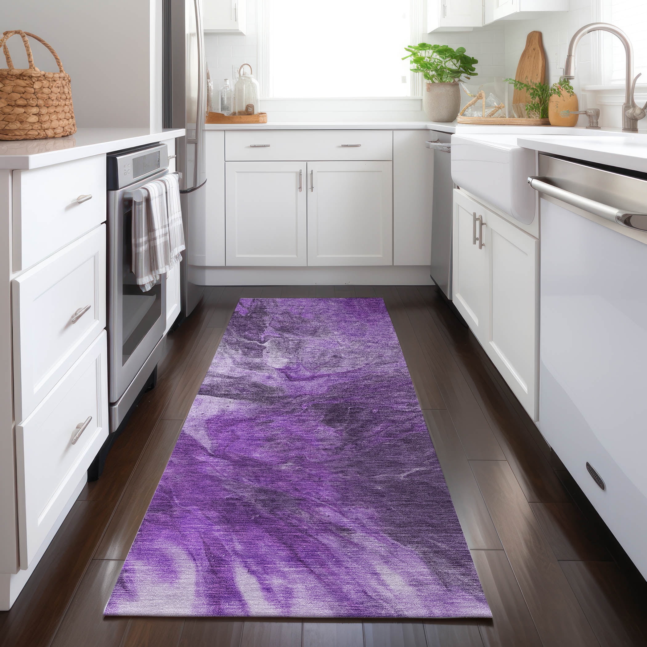 Addison Rugs Chantille Indoor/Outdoor Transitional Modern Purple ...