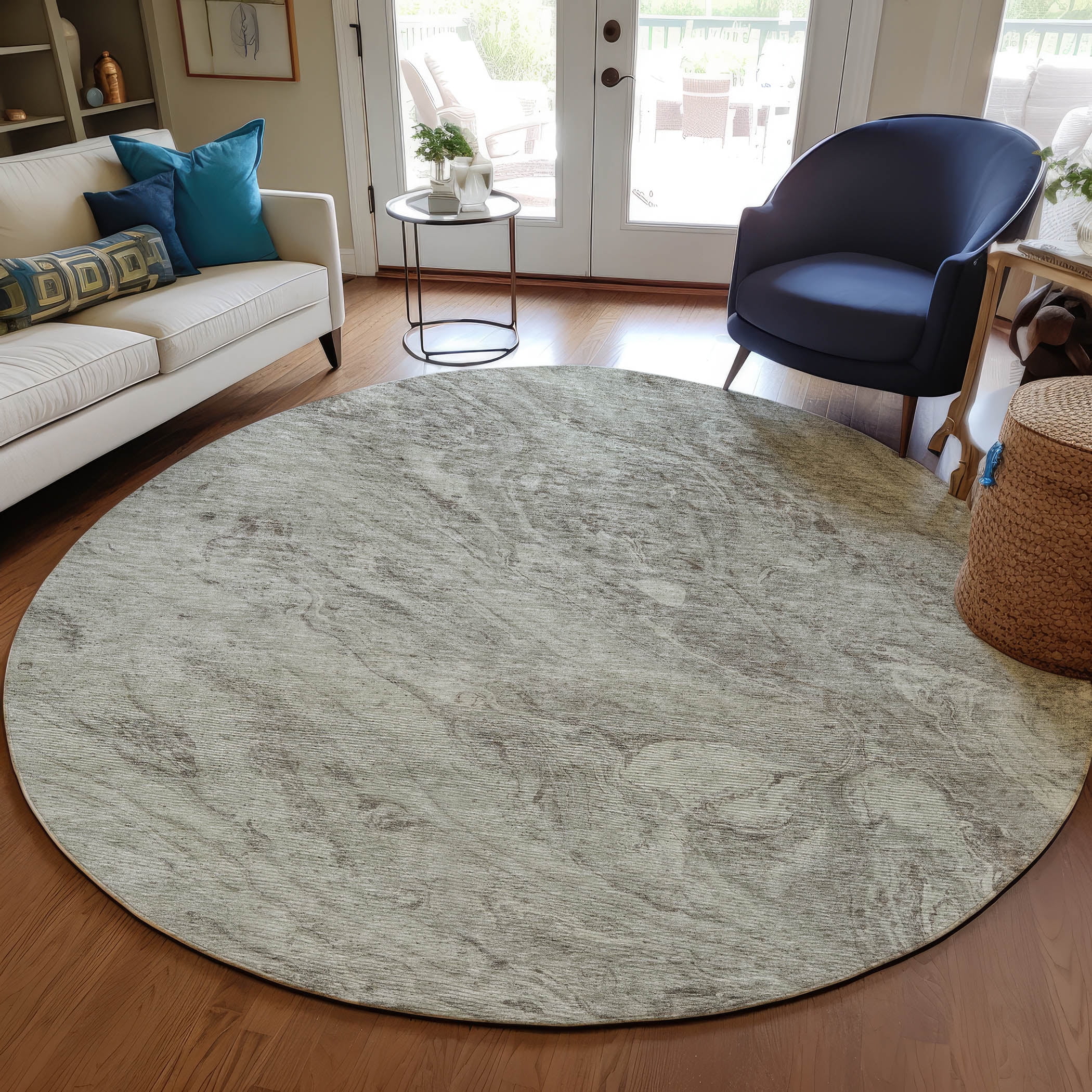 Addison Rugs Chantille Indoor/Outdoor Transitional Abstract Taupe ...