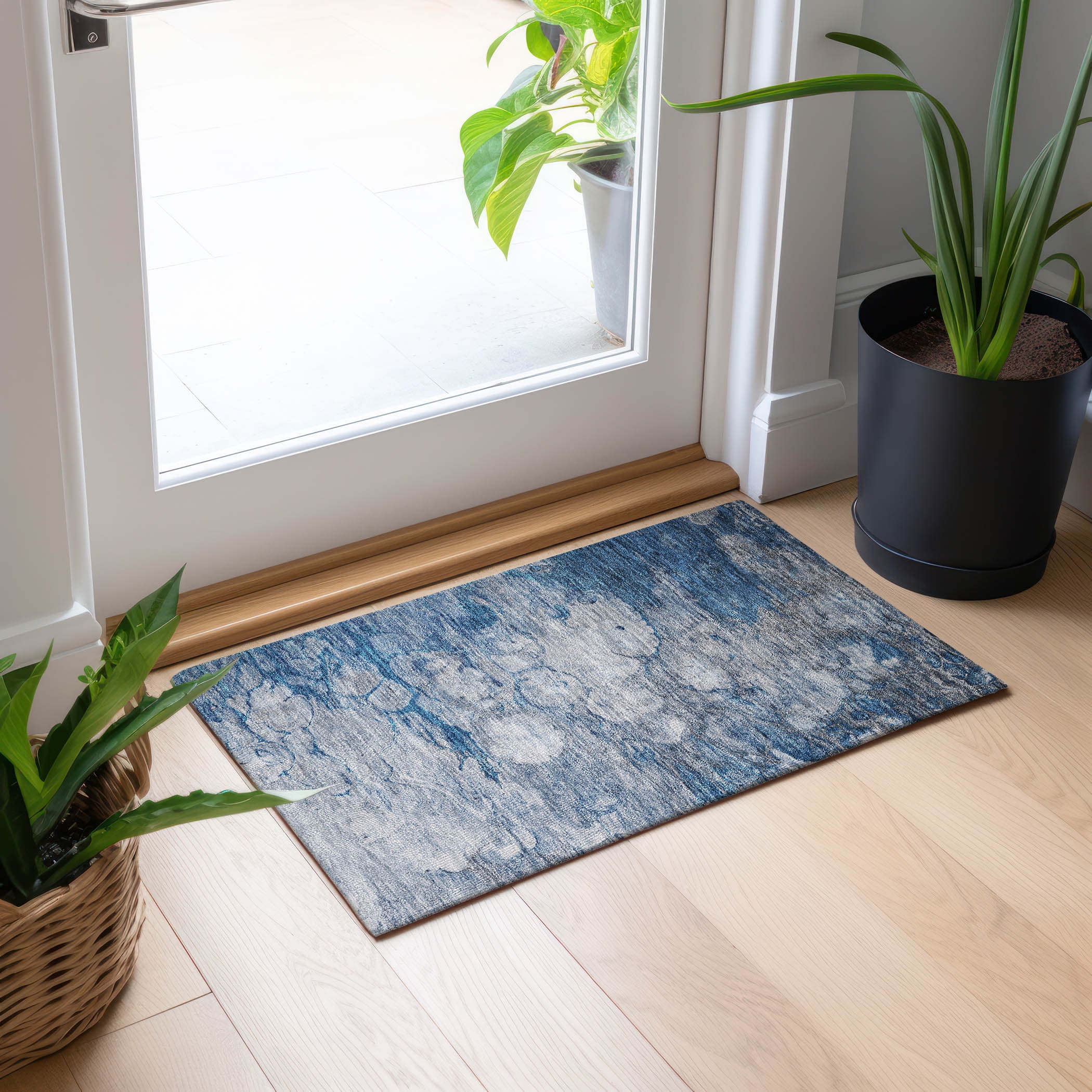 Addison Rugs Chantille Indoor/Outdoor Transitional Abstract Blue ...