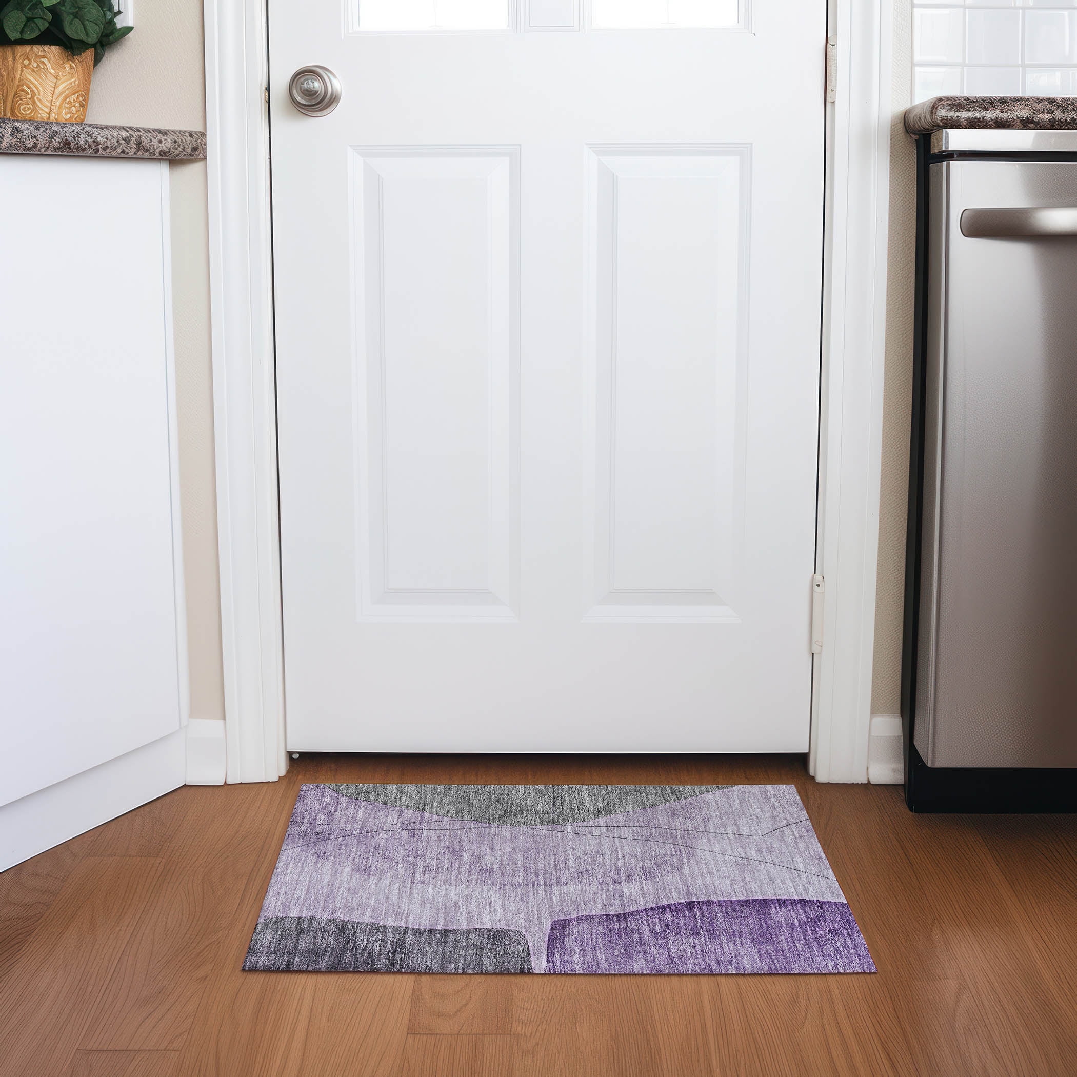 Addison Rugs Chantille Indoor/Outdoor Transitional Modern Purple ...
