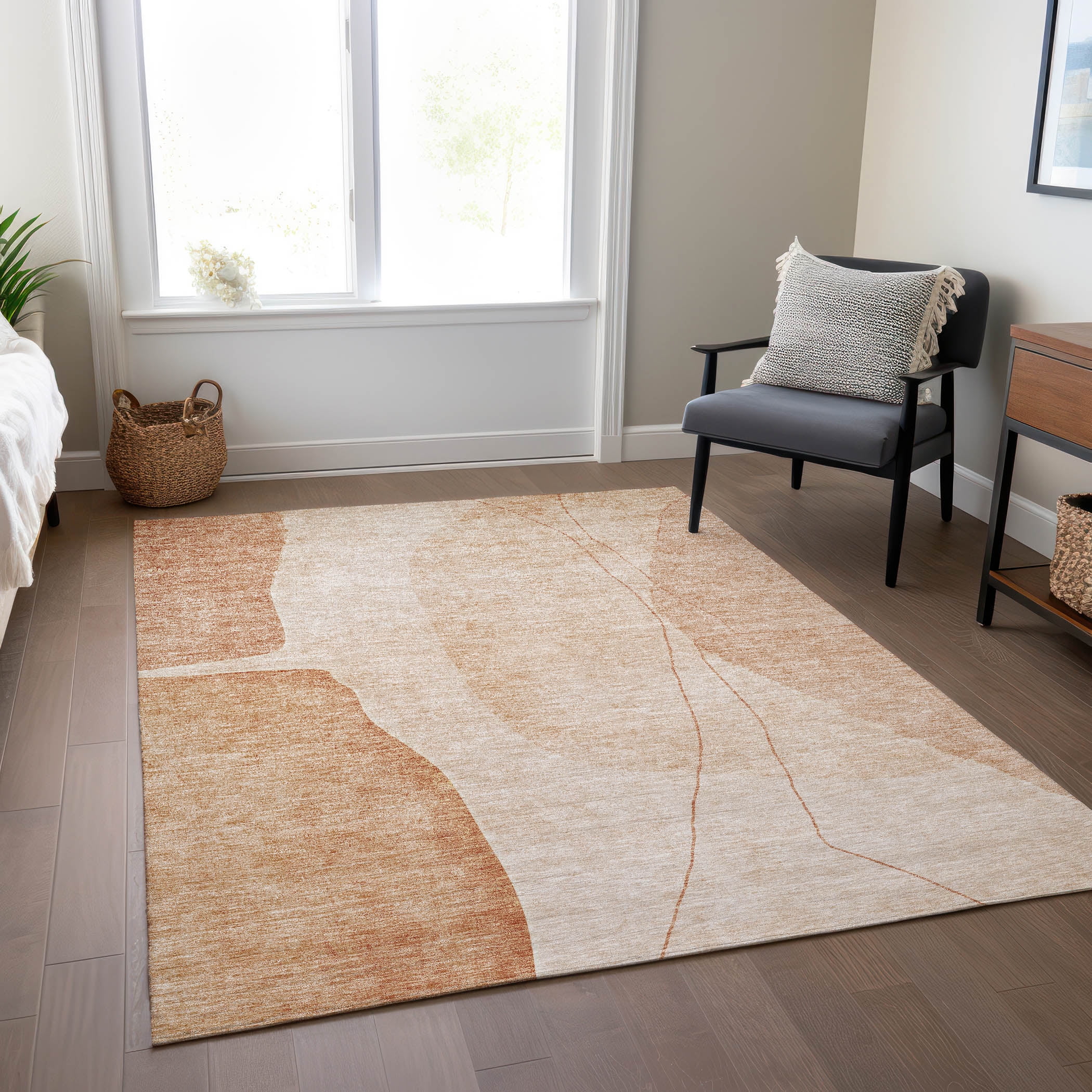 Addison Rugs Chantille Indoor/Outdoor Transitional Modern Terracotta ...