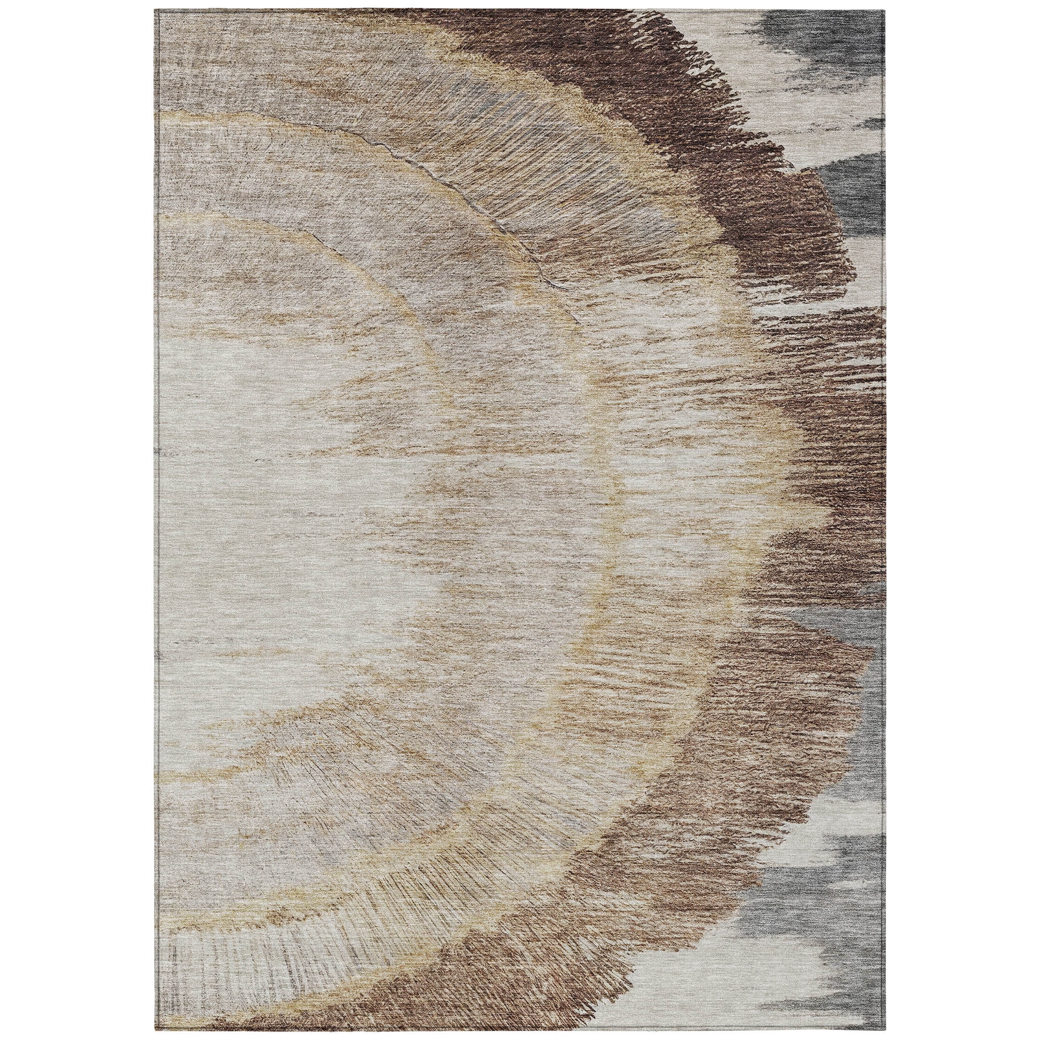 Addison Rugs Machine Washable Indoor/ Outdoor Chantille Modern Burst ...