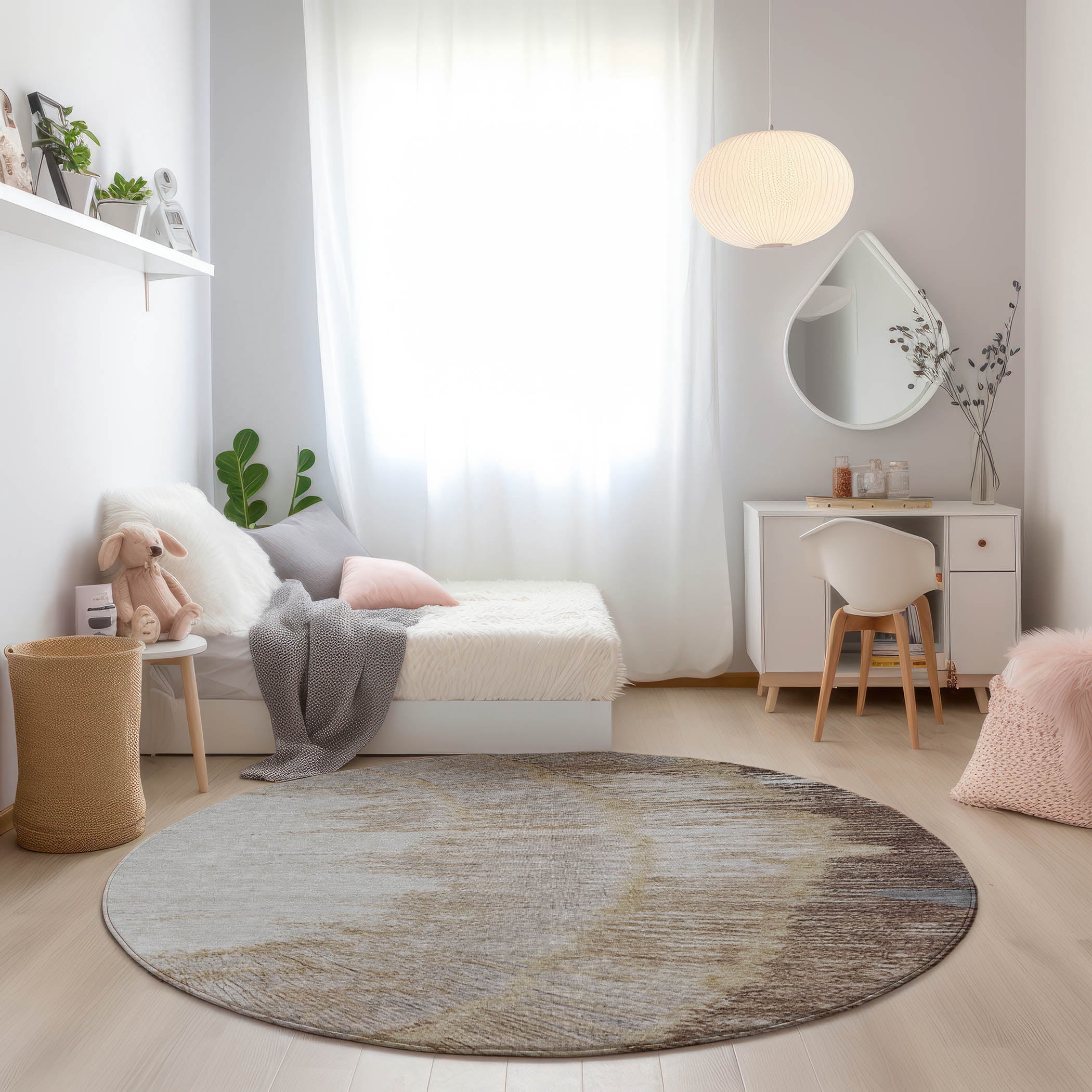 Addison Rugs Chantille Indoor/Outdoor Transitional Spiral Brown ...