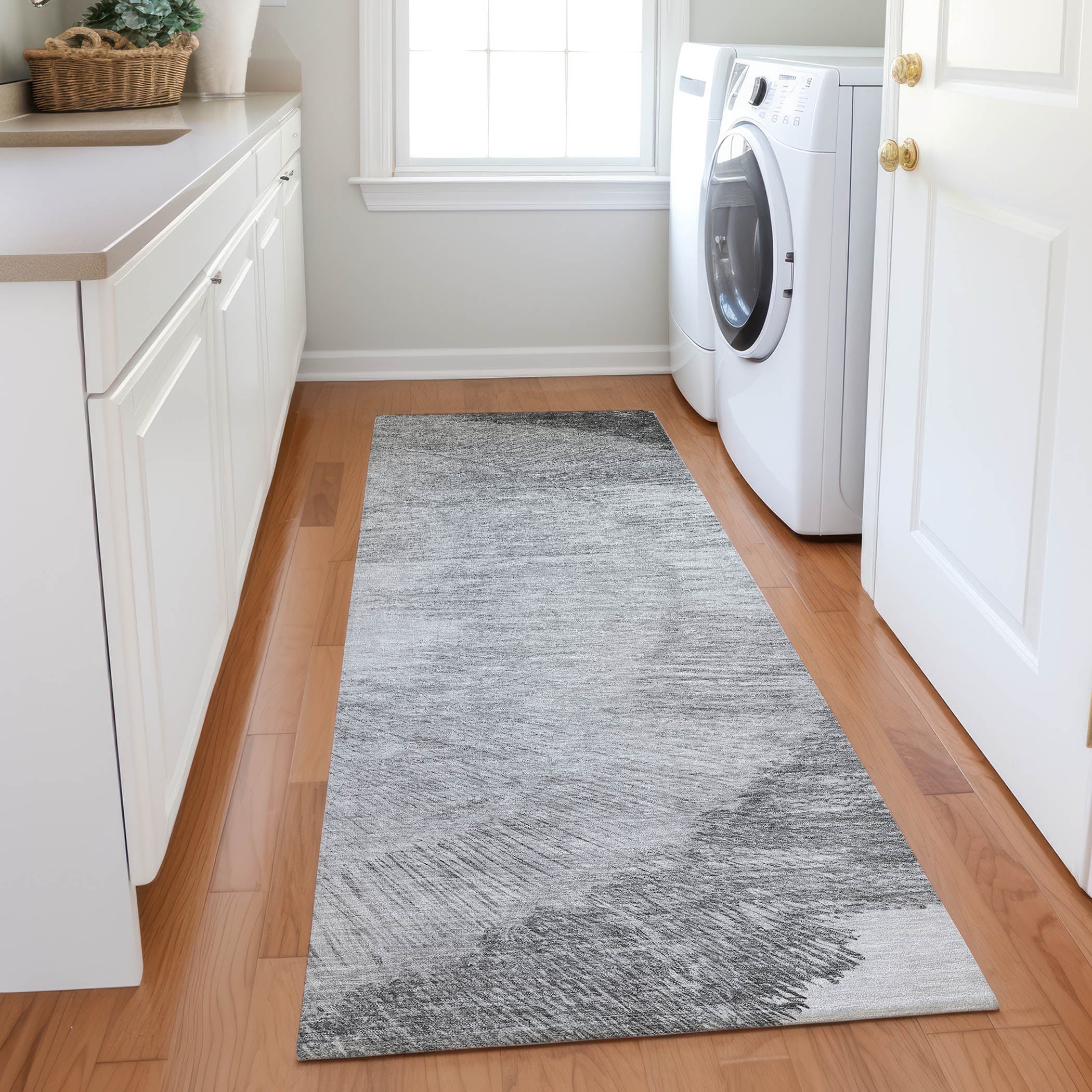 Addison Rugs Chantille Indoor/Outdoor Transitional Spiral Gray Washable ...
