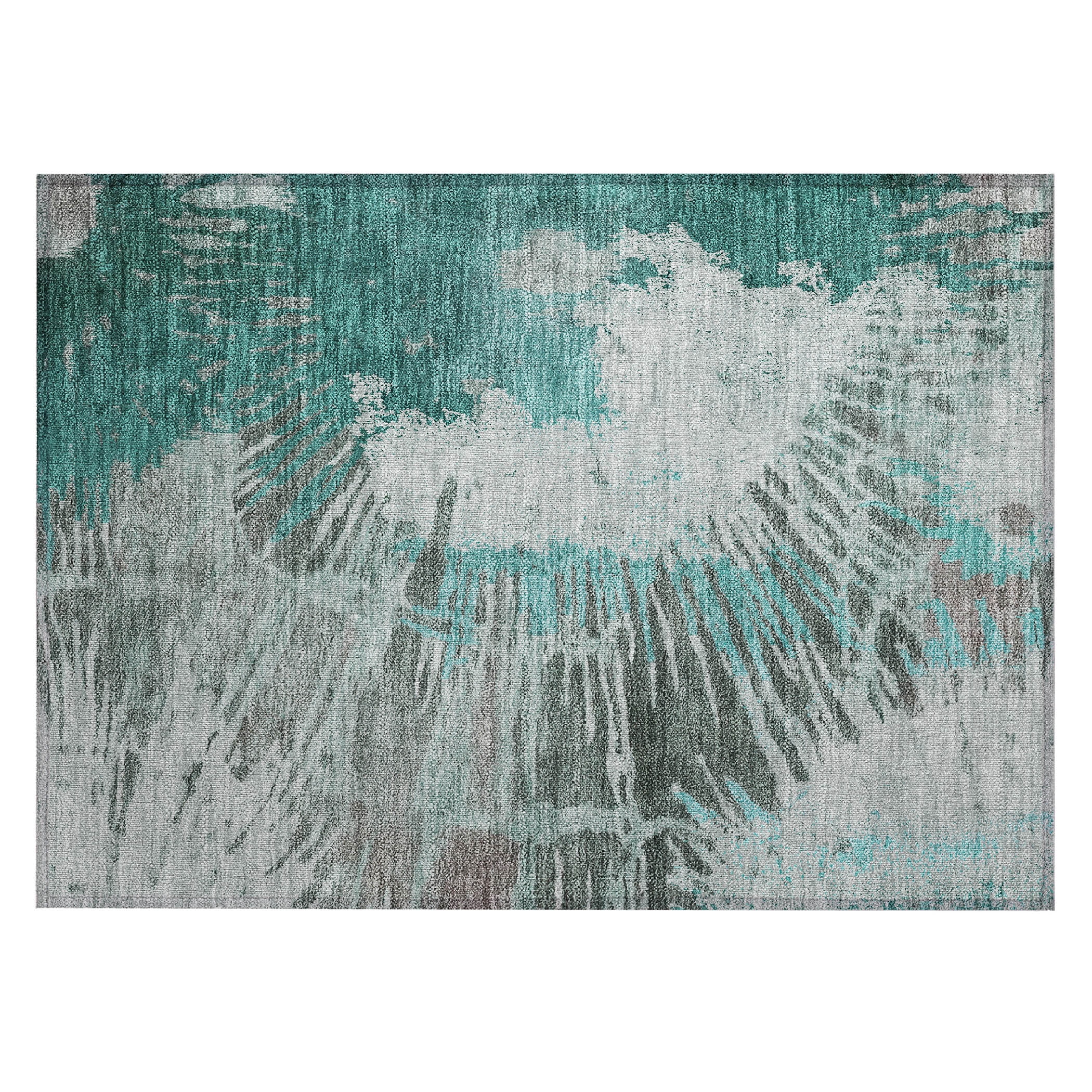 Addison Rugs Machine Washable Indoor/ Outdoor Chantille Modern Burst ...