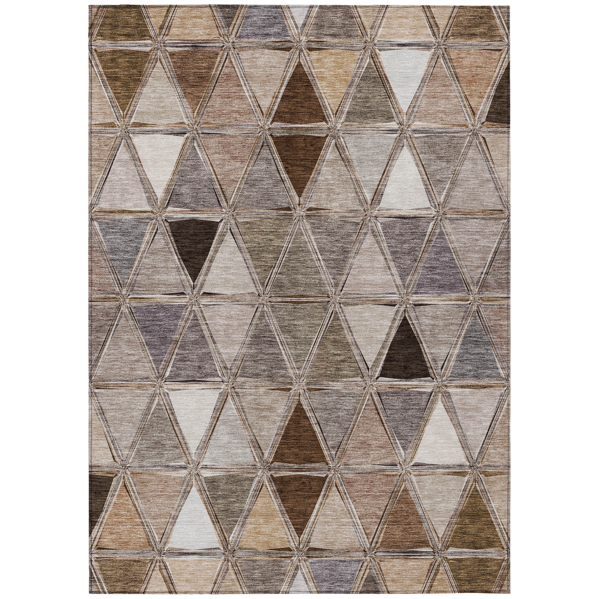 Addison Rugs Machine Washable Indoor/ Outdoor Chantille Modern Diamonds ...