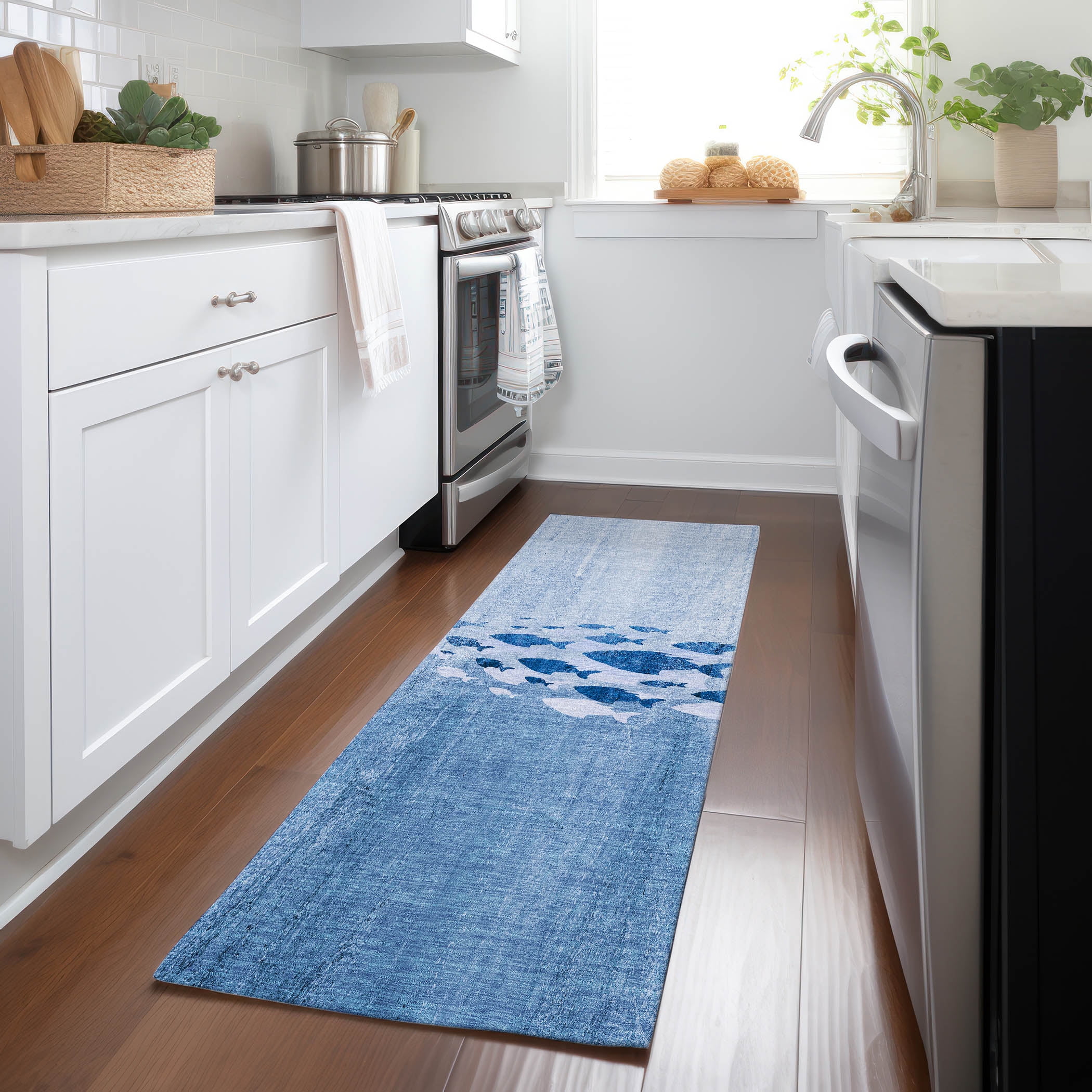 Addison Rugs Chantille Indoor/Outdoor Transitional Nautical Blue ...