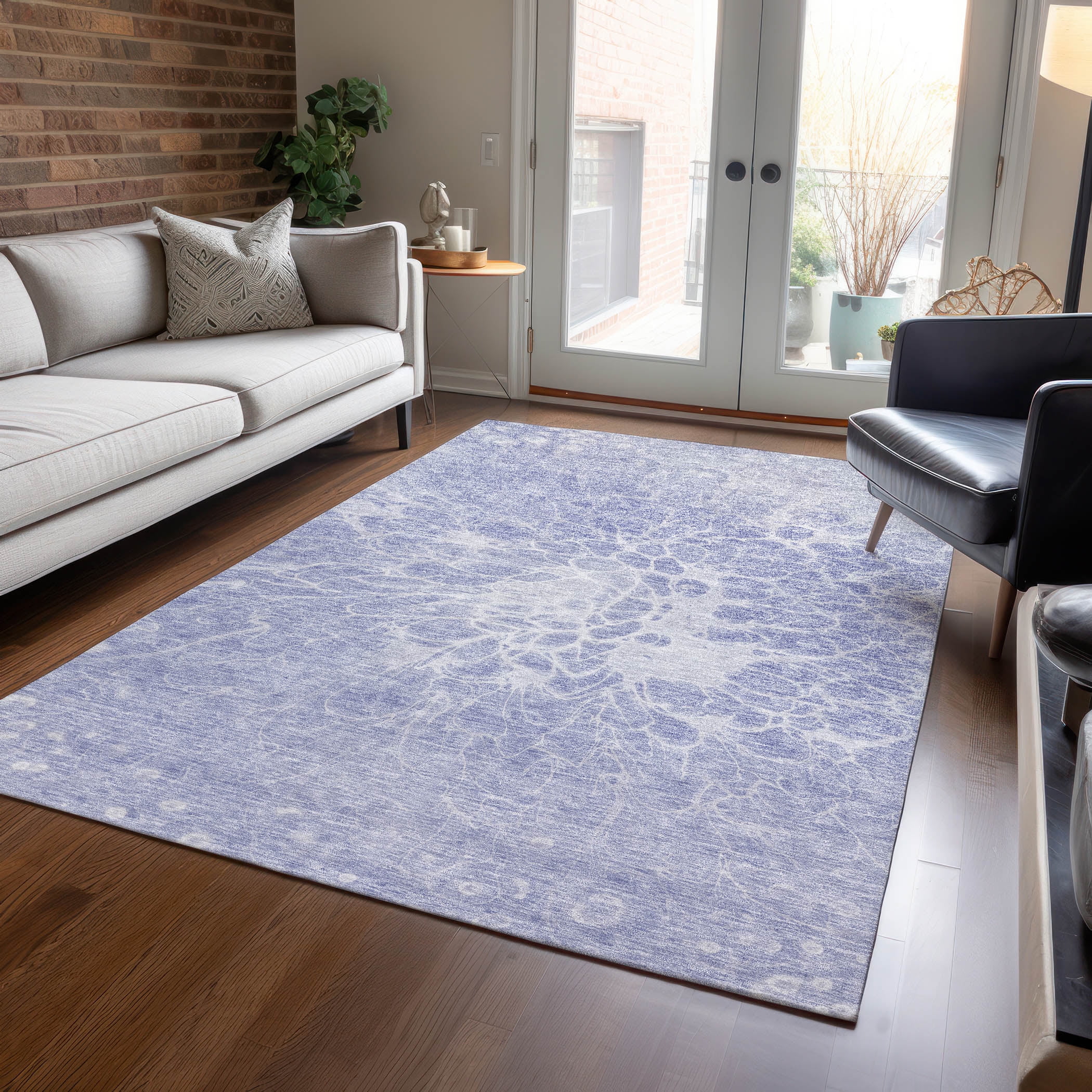 Addison Rugs Chantille Indoor/Outdoor Transitional Modern Lavender ...