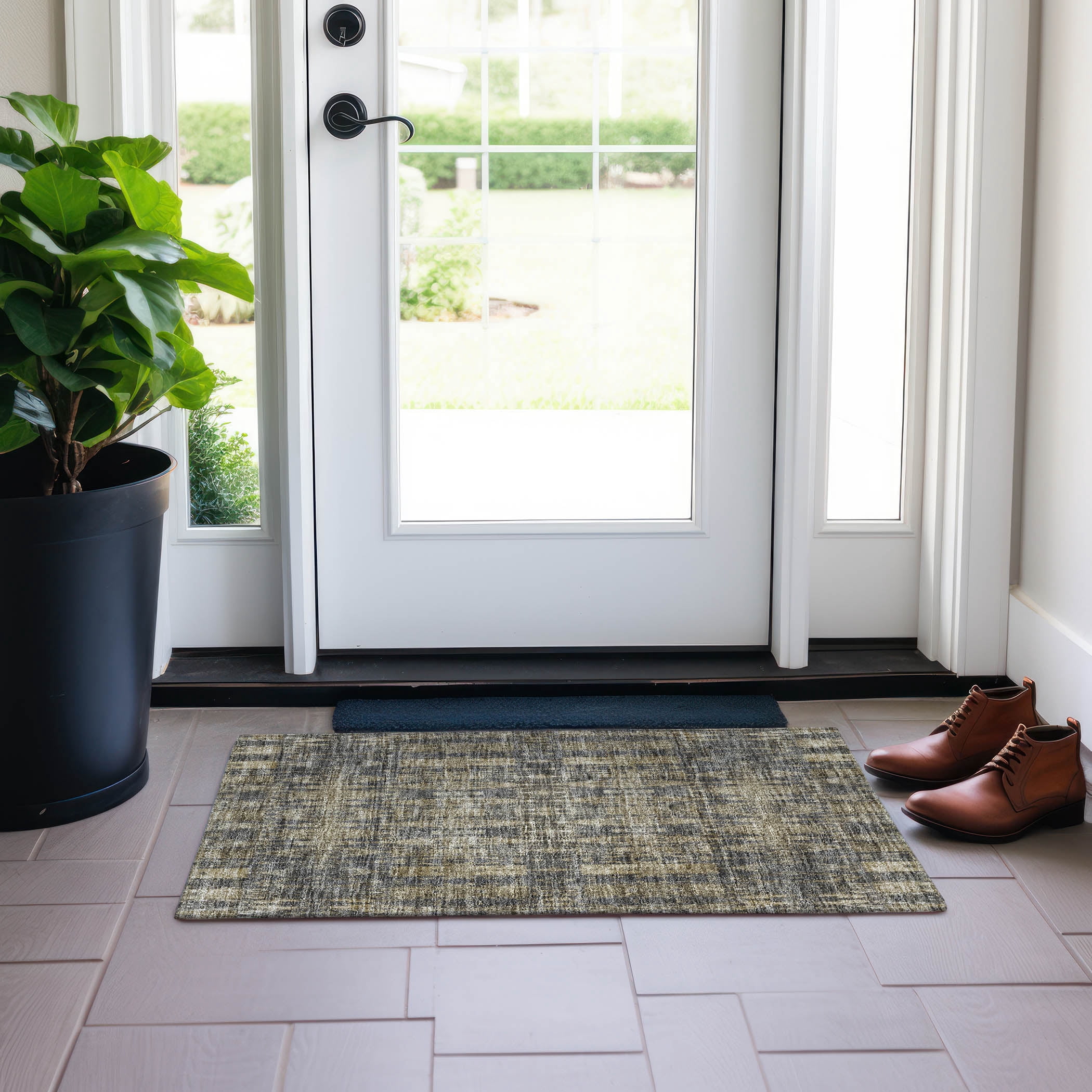 Addison Rugs Chantille Indoor/Outdoor Transitional Moroccan Gray ...