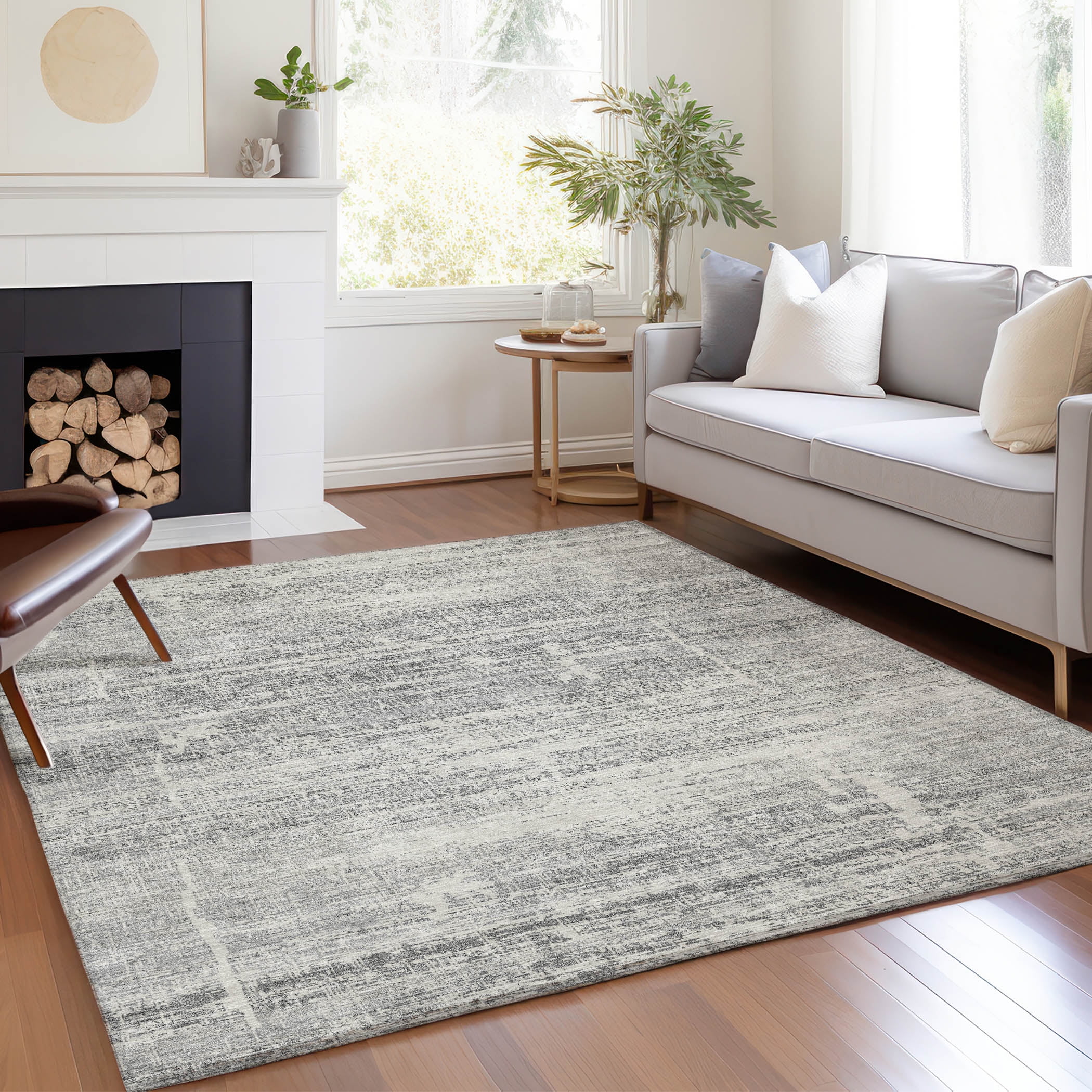 Addison Rugs Chantille Indoor/Outdoor Transitional Modern Silver ...