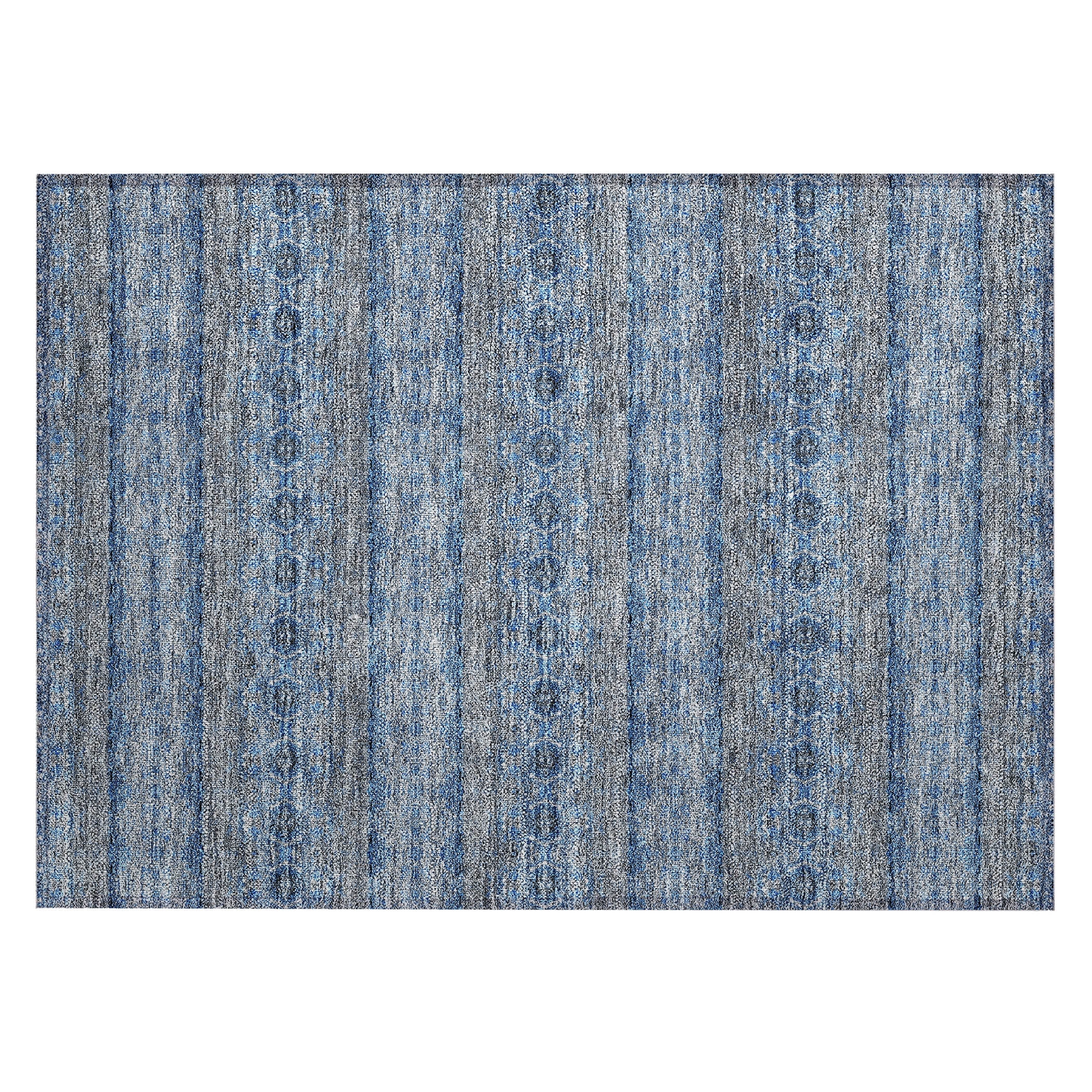 Addison Rugs Machine Washable Indoor/ Outdoor Chantille Ombre Stripes ...