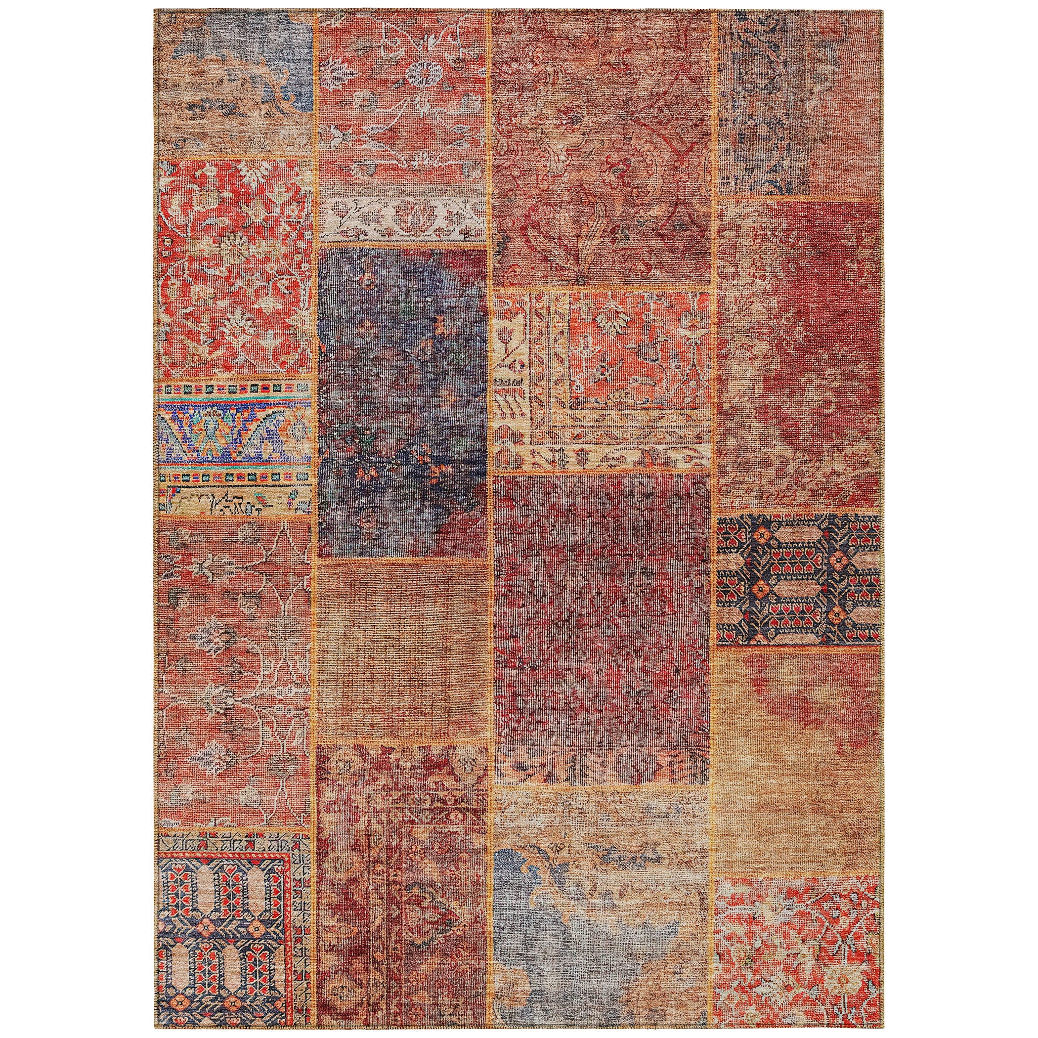 Addison Rugs Machine Washable Indoor/ Outdoor Chantille Persian Vintage ...