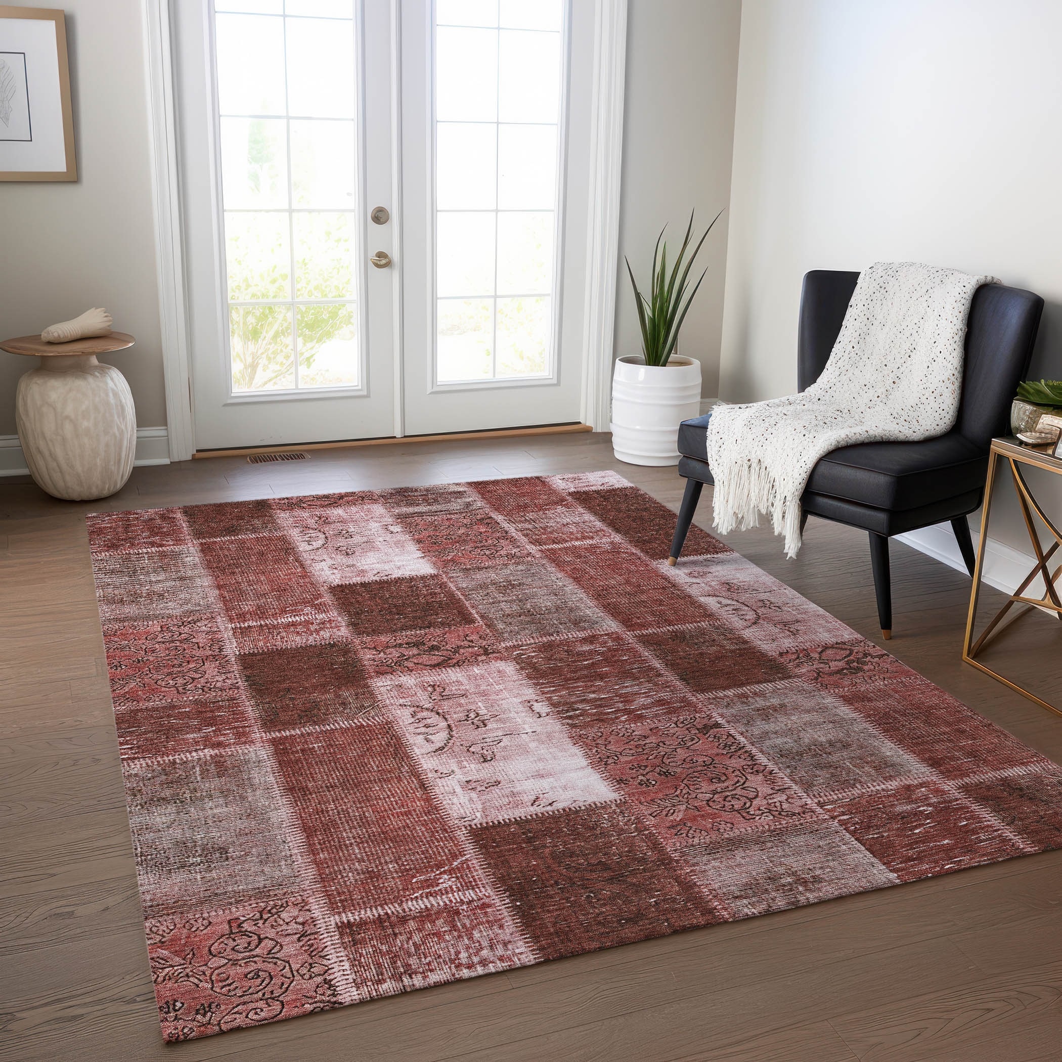 Addison Rugs Machine Washable Indoor/ Outdoor Chantille Vintage ...