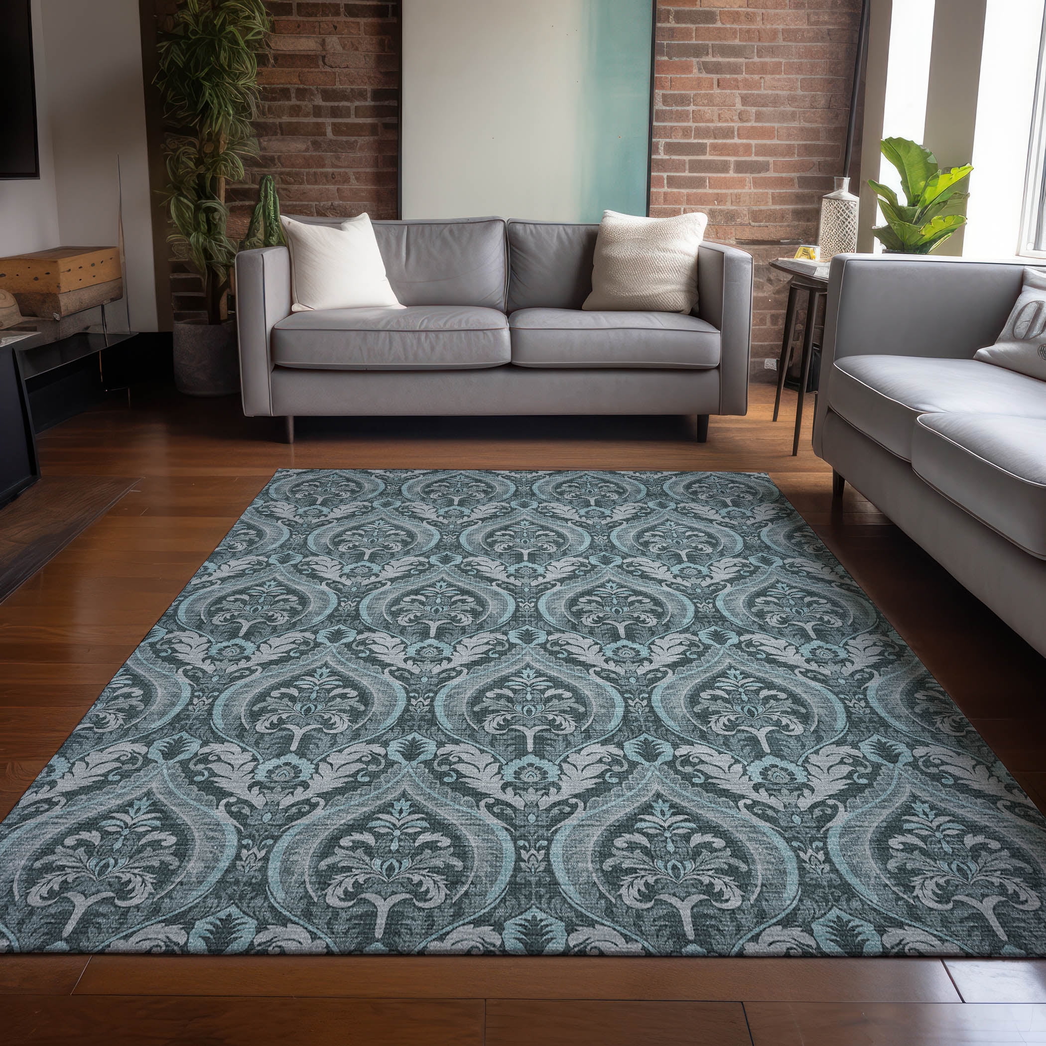 Chantille ACN572 Teal 9 x 12 Rug - Walmart.com