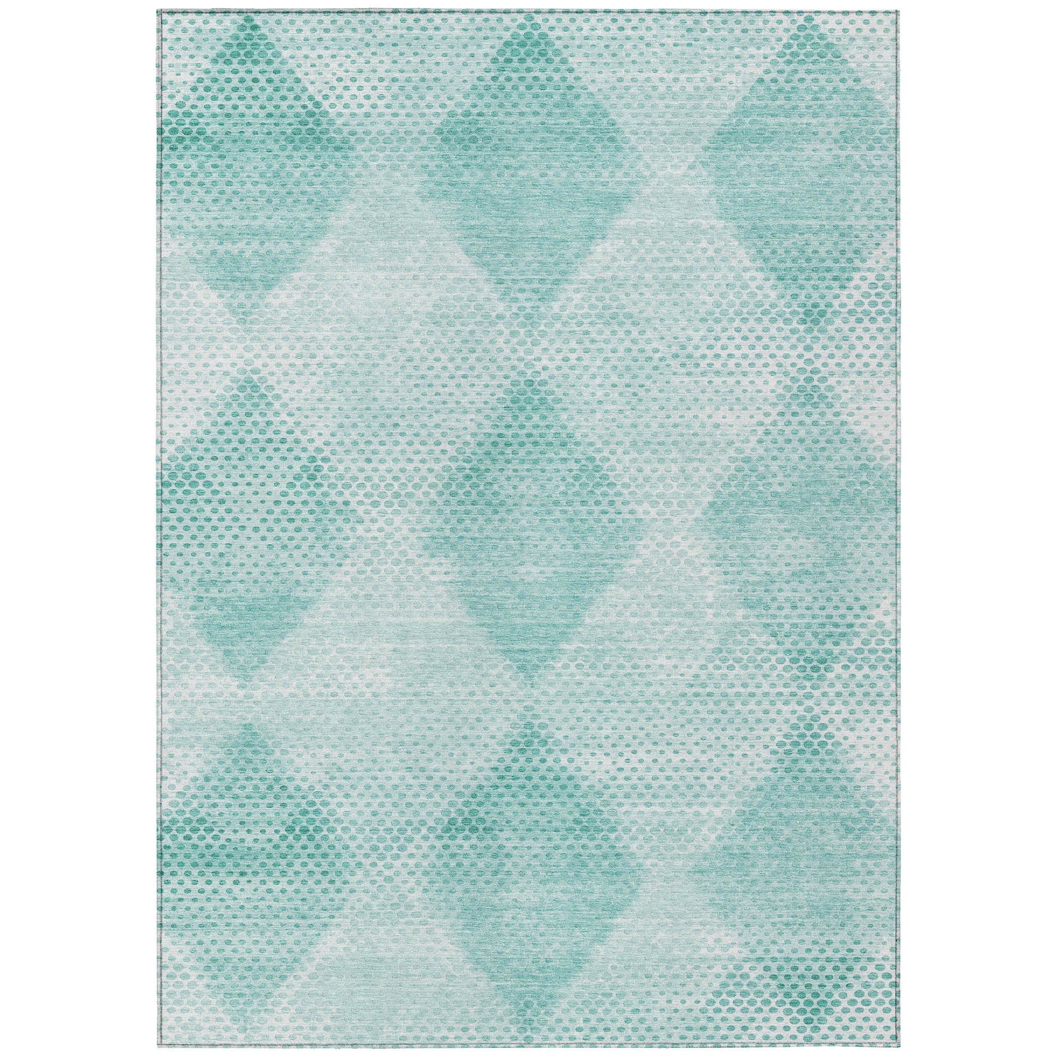 Addison Rugs Machine Washable Indoor/ Outdoor Modern Diamonds Chantille ...