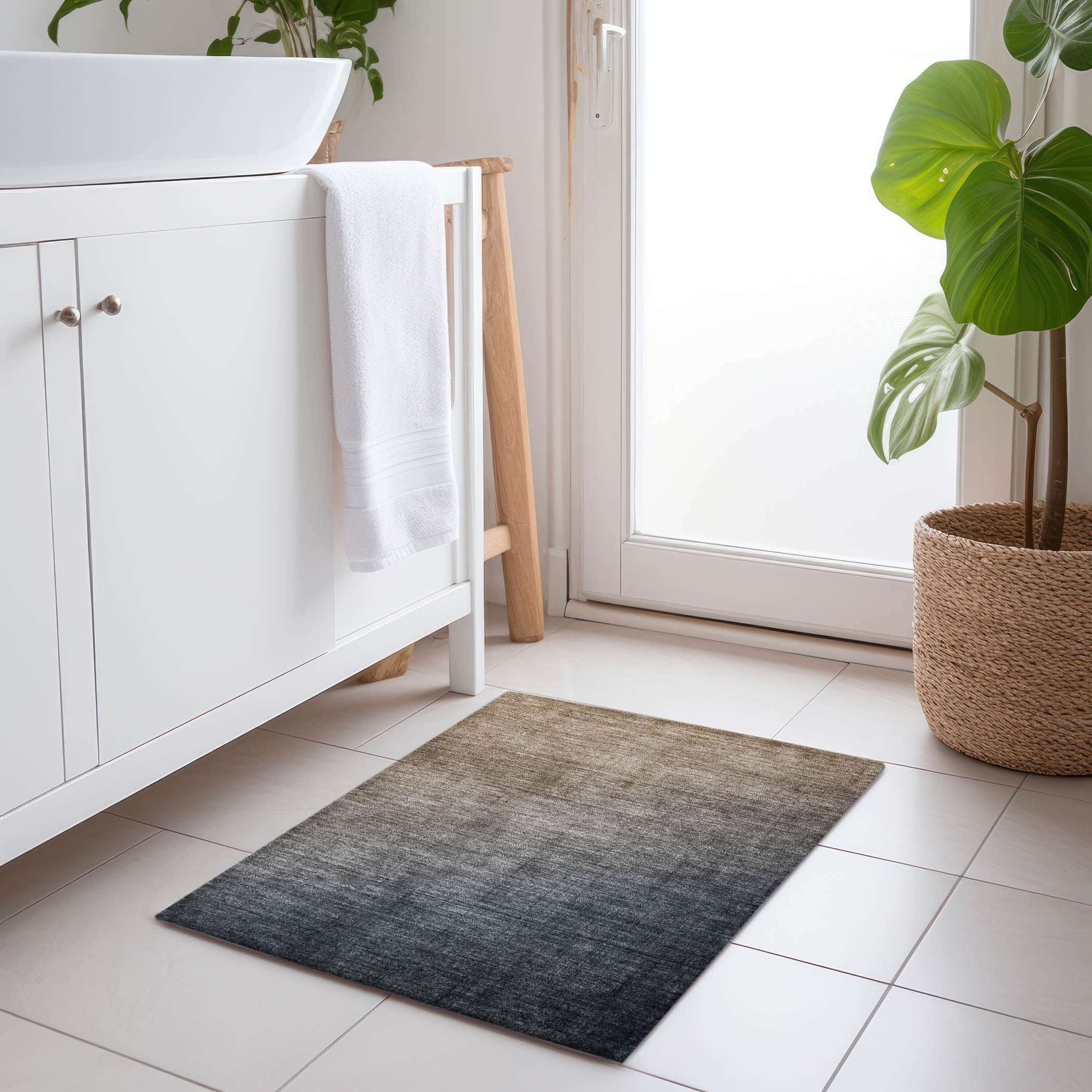 Addison Rugs Chantille Indoor/Outdoor Transitional Ombre Gray Washable ...