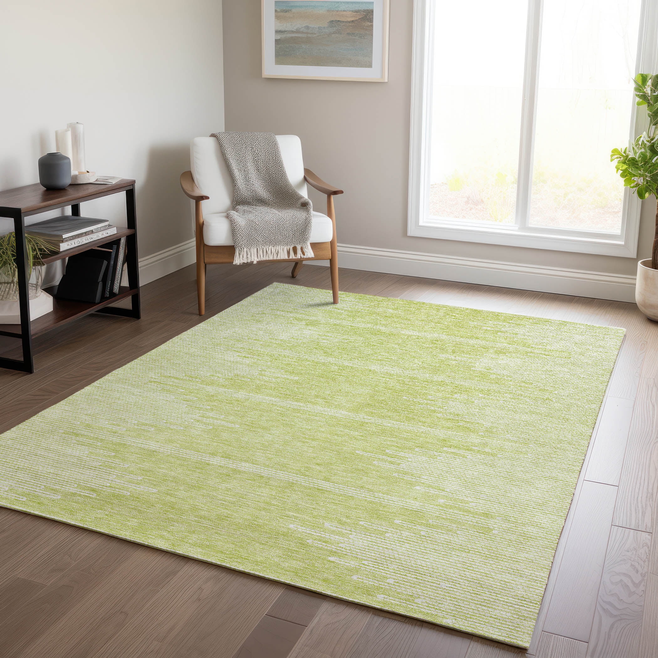 Addison Rugs Chantille Indoor/Outdoor Transitional Modern Aloe Washable ...