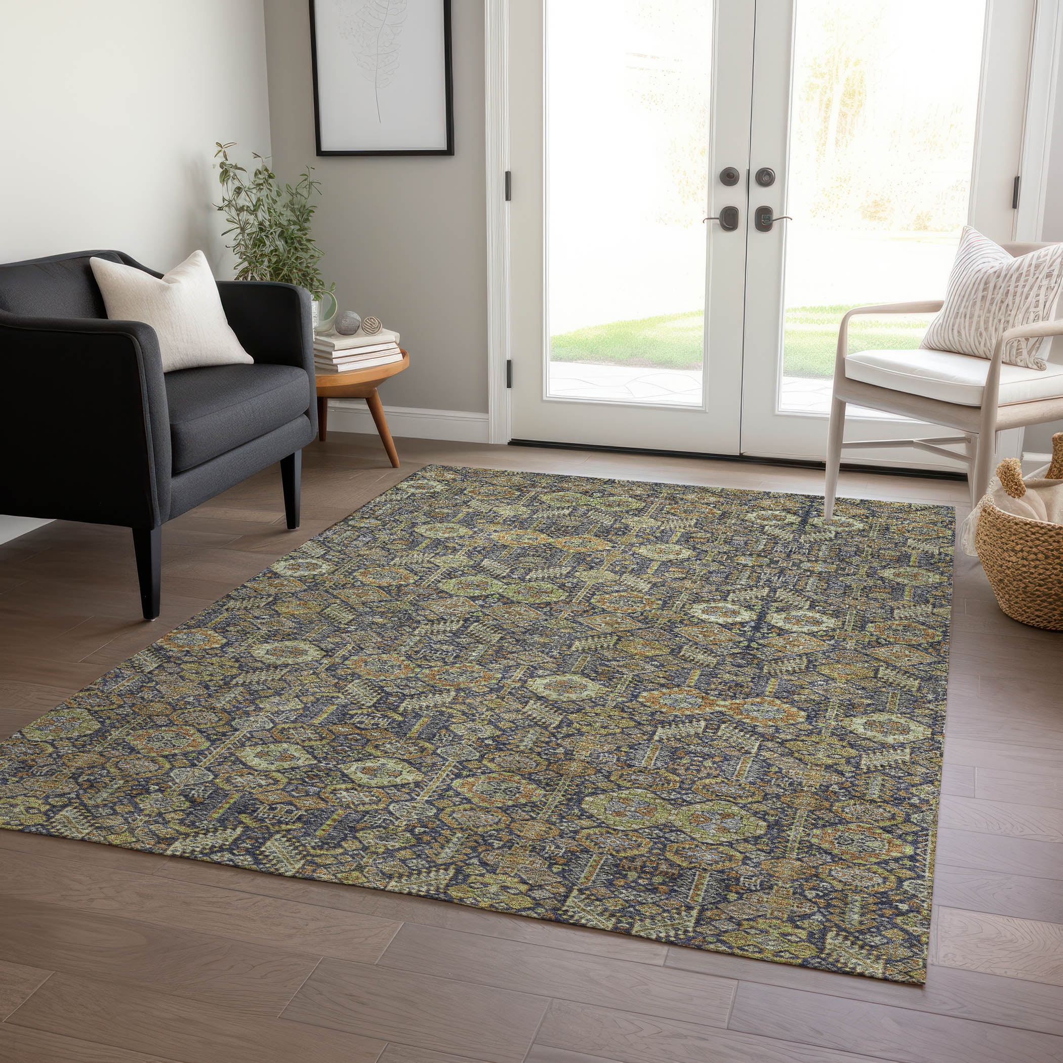 Addison Rugs Chantille Indoor/Outdoor Transitional Bohemian Paprika ...