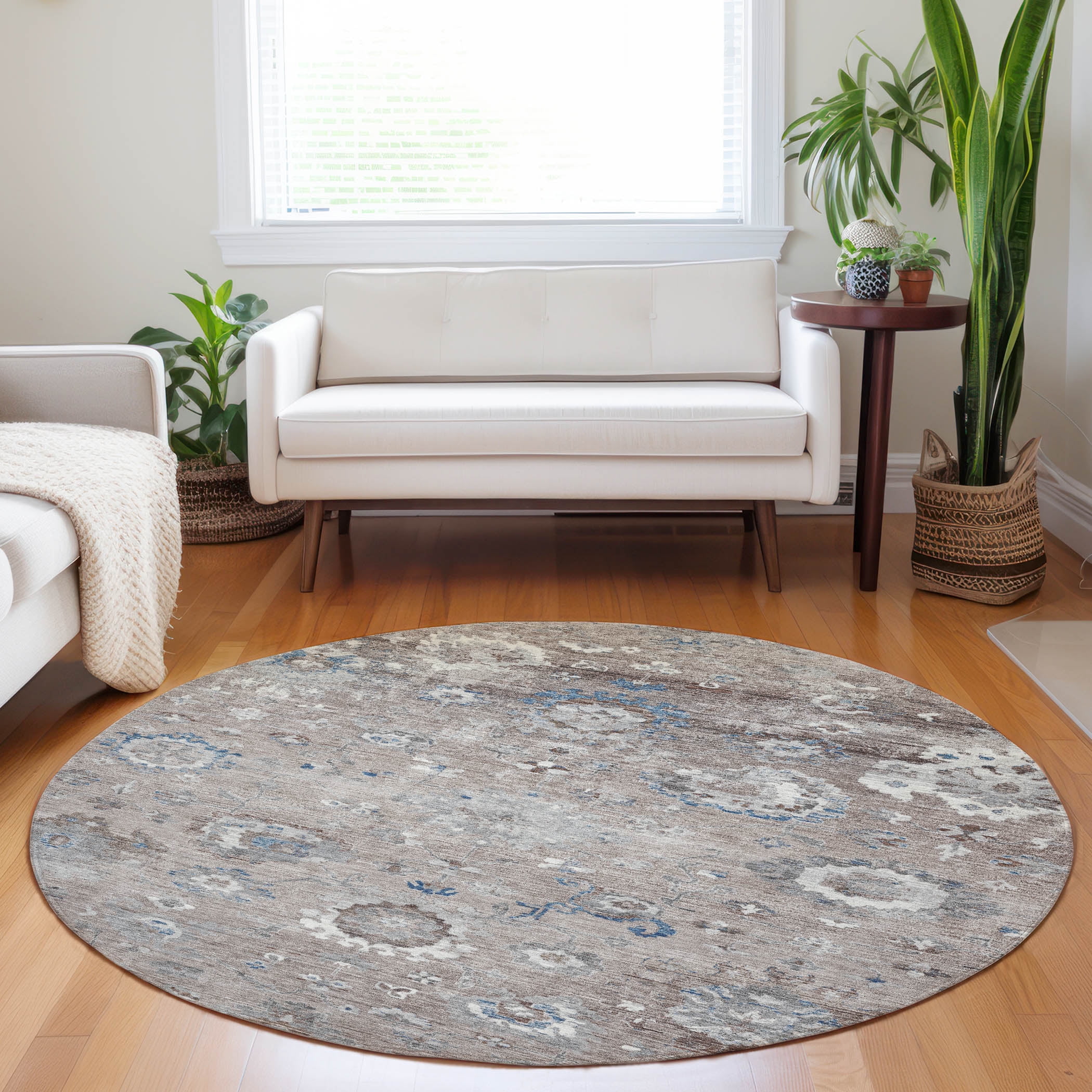 Addison Rugs Machine Washable Indoor/ Outdoor Traditional Distressed ...