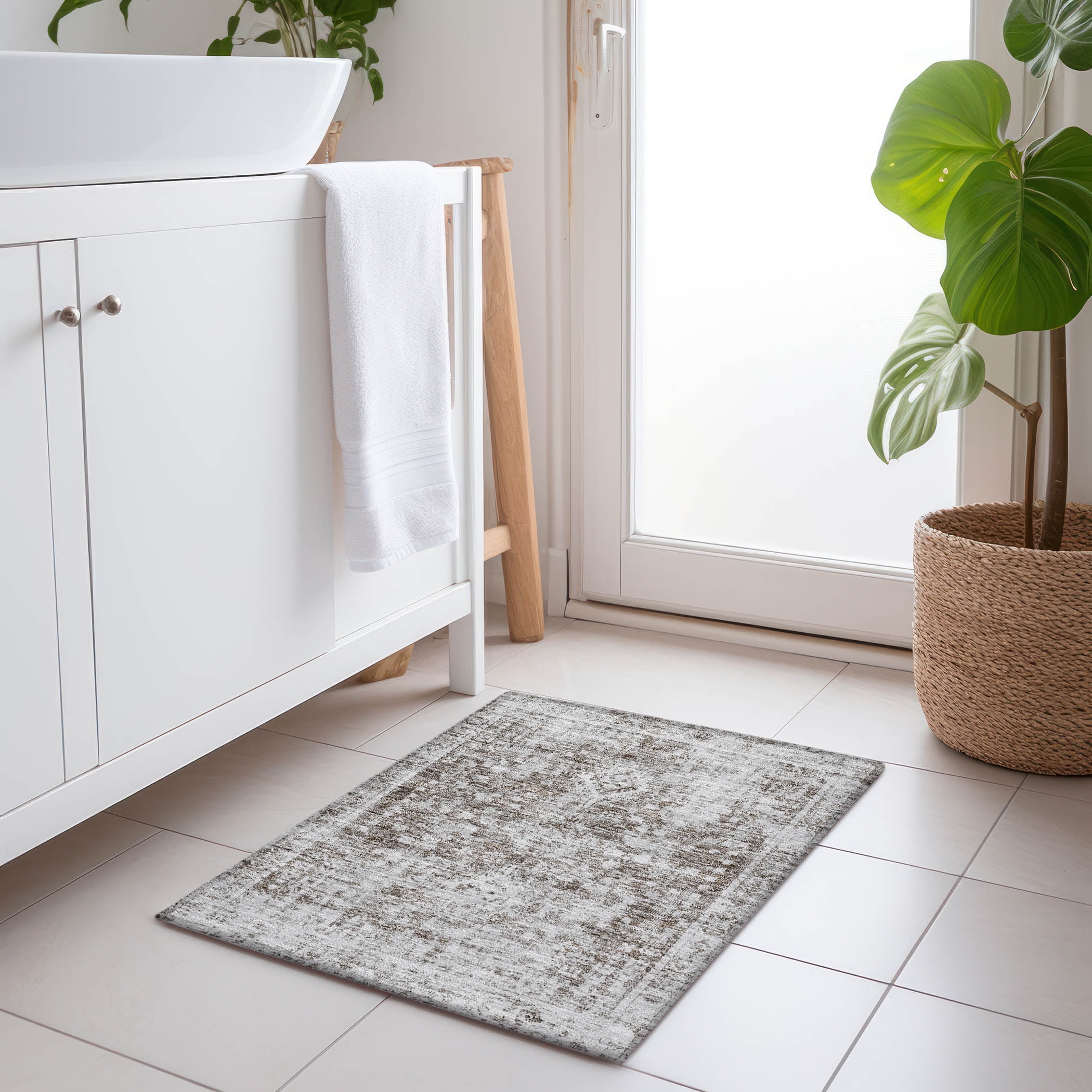 Addison Rugs Machine Washable Indoor/ Outdoor Vintage Traditional ...