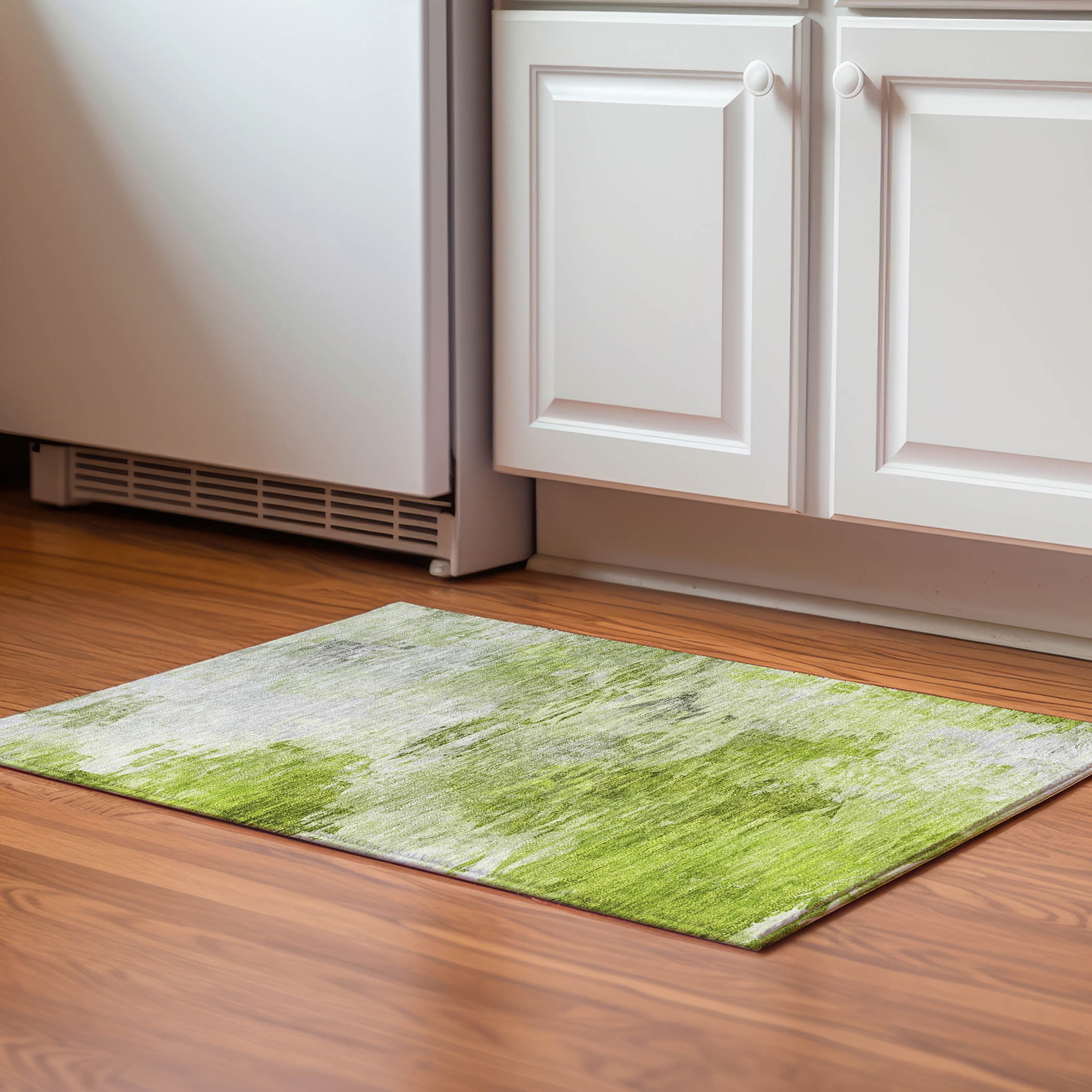 Addison Rugs Mayfield Washable Transitional Modern Aloe Rectangle Rug ...