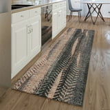 Addison Rugs Mayfield Washable Transitional Stripes Terracotta Runner ...