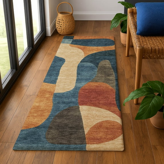 Addison Rugs Mayfield Premium Machine Washable Transitional Abstract ...