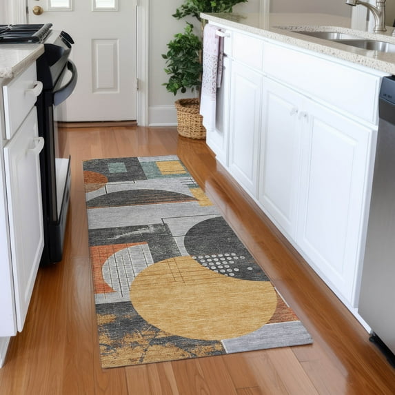 Addison Rugs Mayfield Premium Machine Washable Transitional Geometric ...