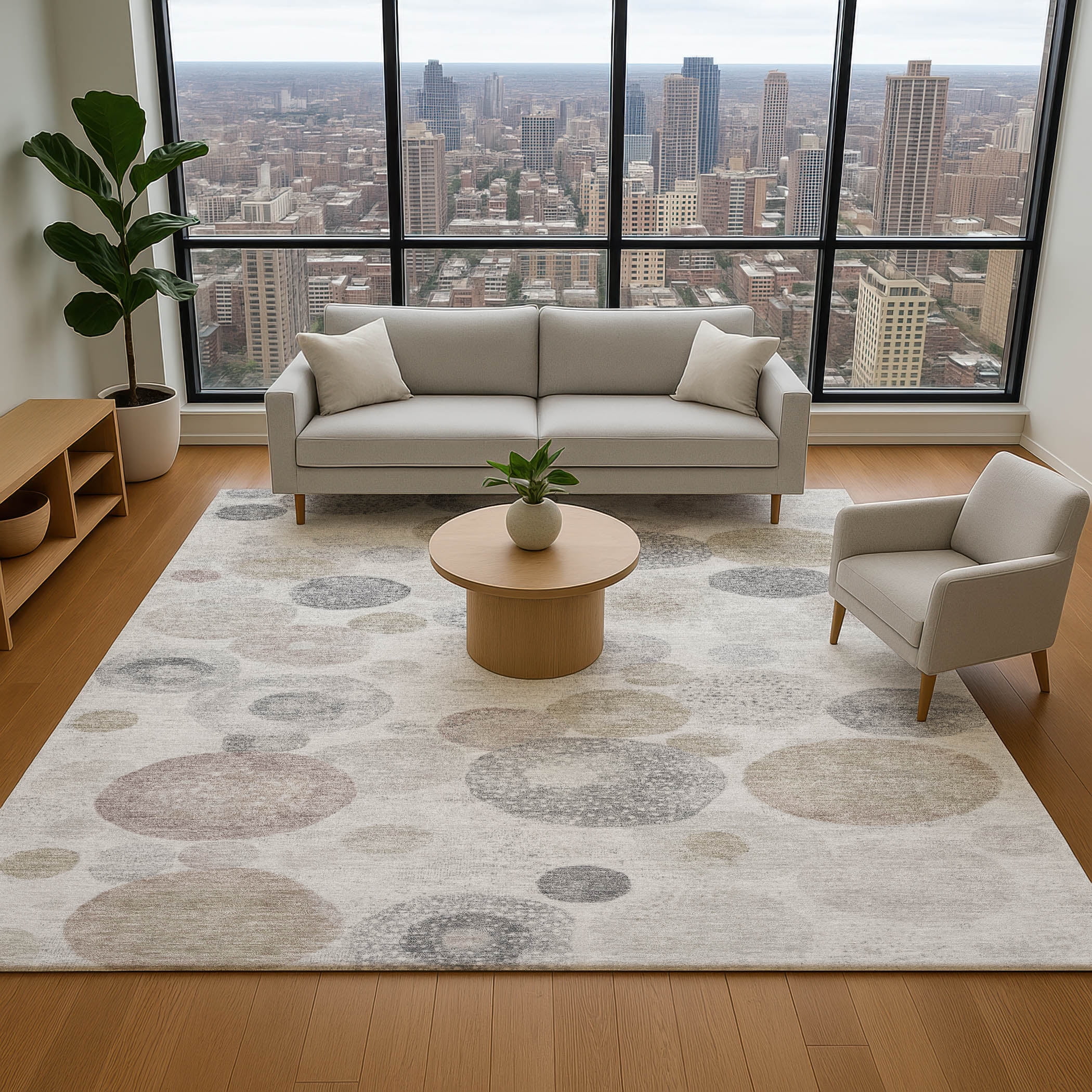 Addison Rugs Mayfield Premium Machine Washable Transitional Geometric ...