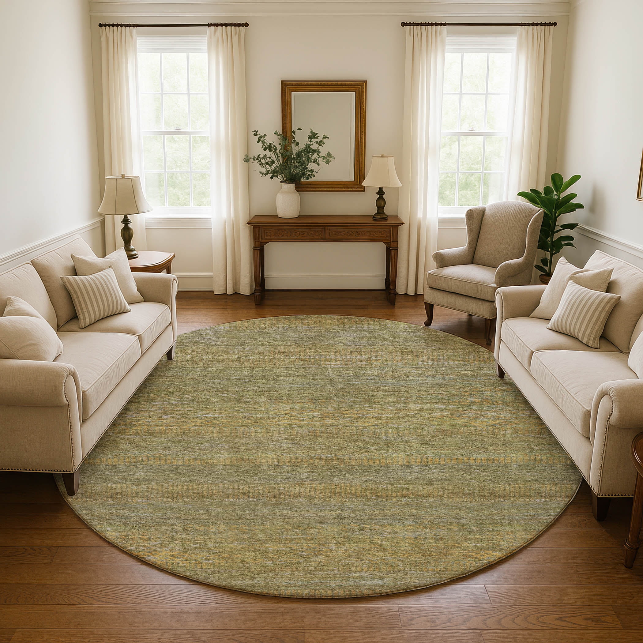 Addison Rugs Mayfield Premium Machine Washable Transitional Stripes ...