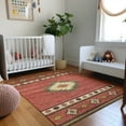 Addison Rugs Mayfield Washable Southwest Aztec Spice Rectangle Rug, 10 ...