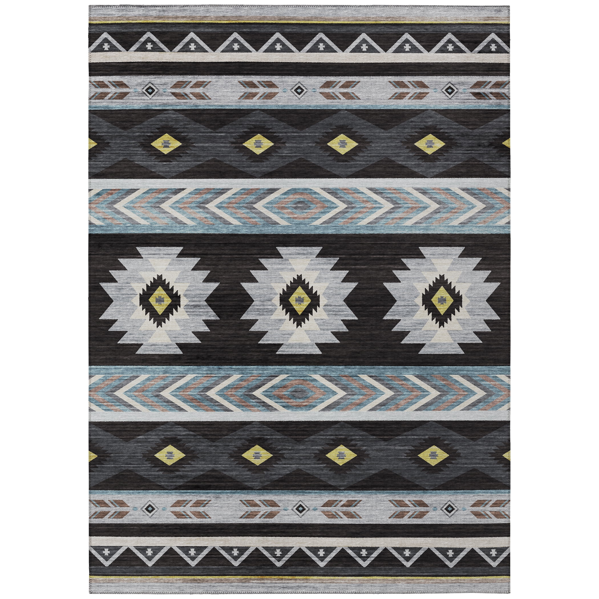 Addison Rugs Sonora ASO33 Midnight 8' x 10' Indoor Outdoor Area Rug ...