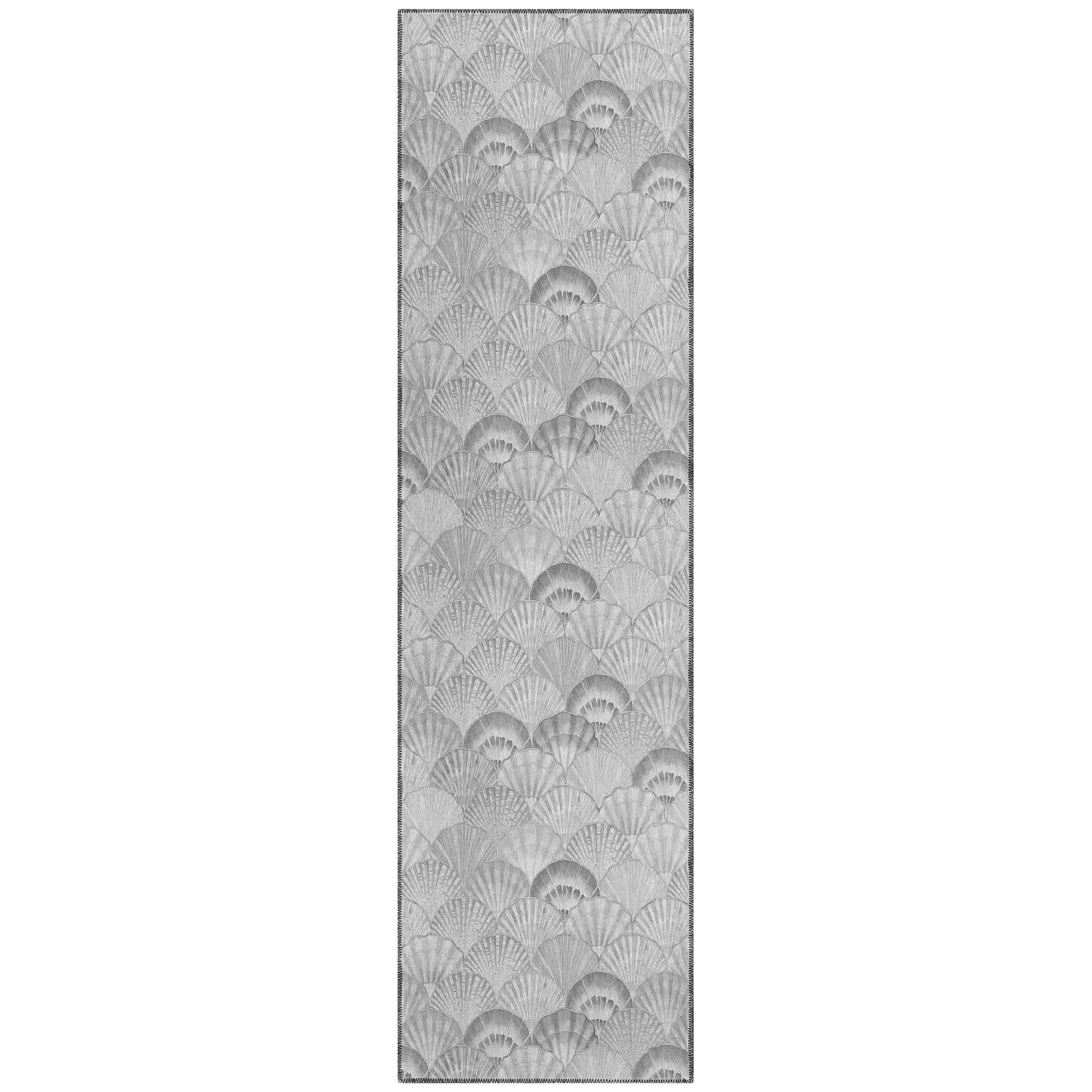 Addison Rugs Surfside ASR32 Gray 2 3 X 7 6 Indoor Outdoor Runner Rug Addison Rugs Surfside ASR32 Gray 2 3 X 7 6 Indoor Outdoor Runner Rug