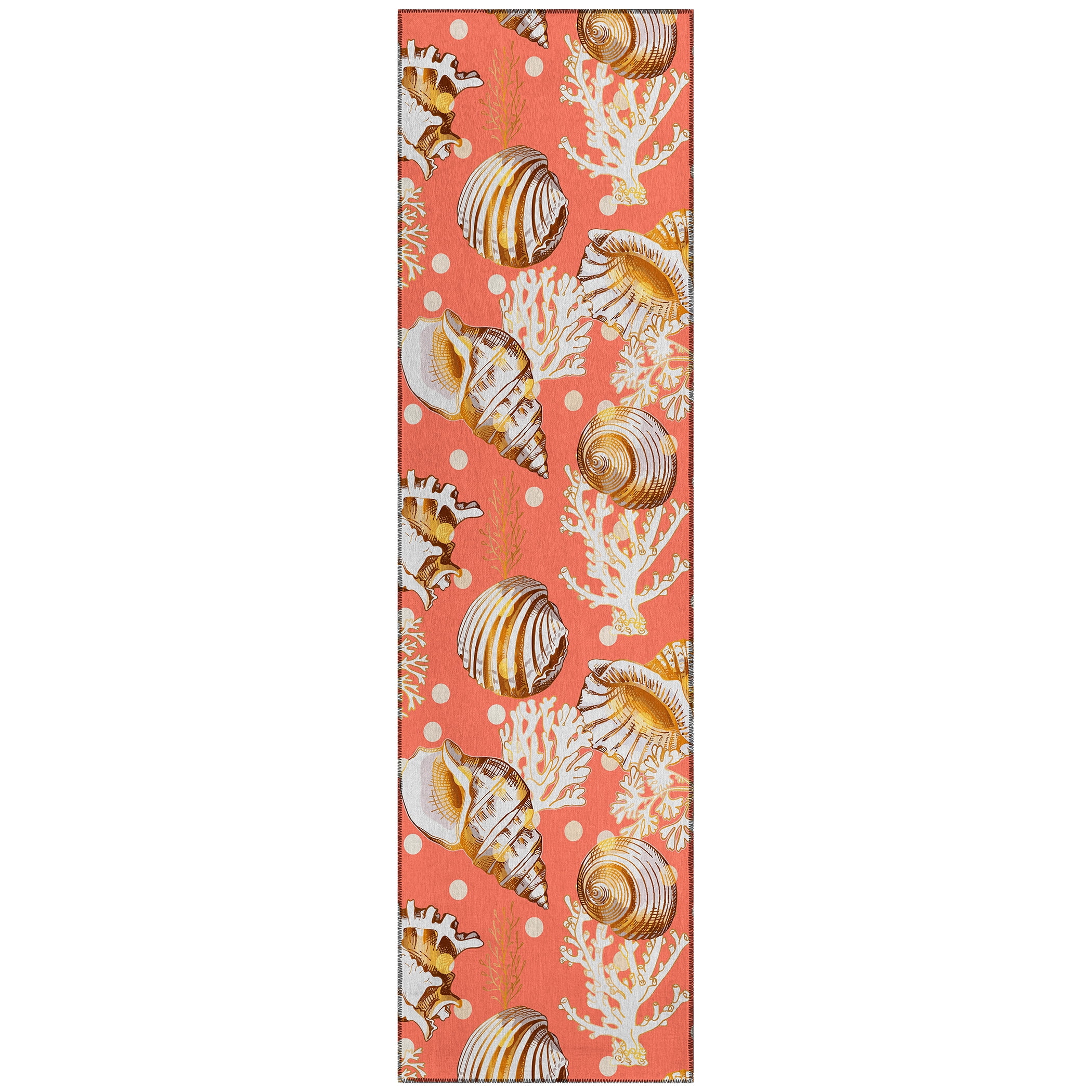 Addison Rugs Surfside ASR36 Peach 2 3 X 7 6 Indoor Outdoor Runner Rug Addison Rugs Surfside ASR36 Peach 2 3 X 7 6 Indoor Outdoor Runner Rug