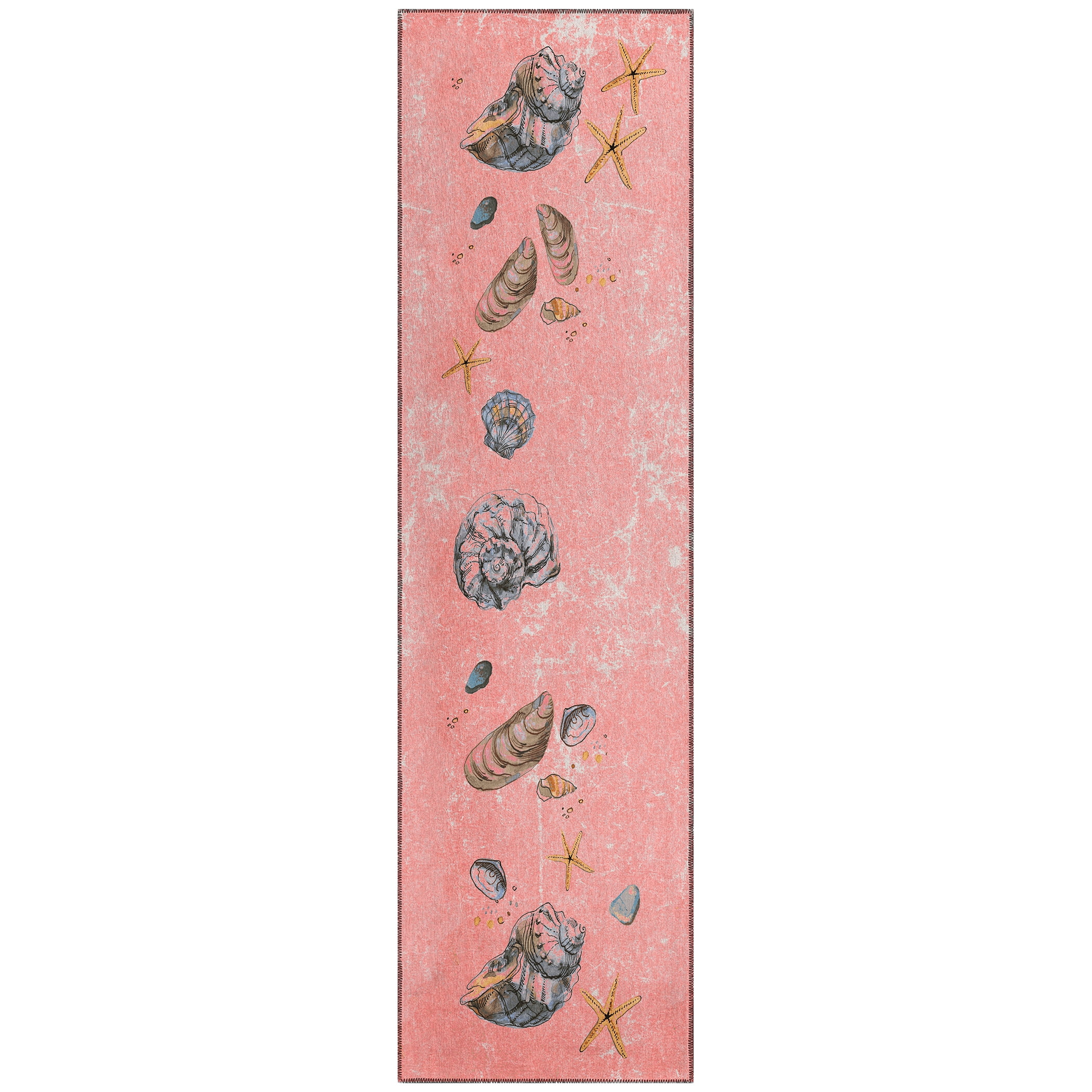 Addison Rugs Surfside ASR39 Peach 2 3 X 7 6 Indoor Outdoor Runner Rug addison-rugs-surfside-asr39-peach-2-3-x-7-6-indoor-outdoor-runner-rug