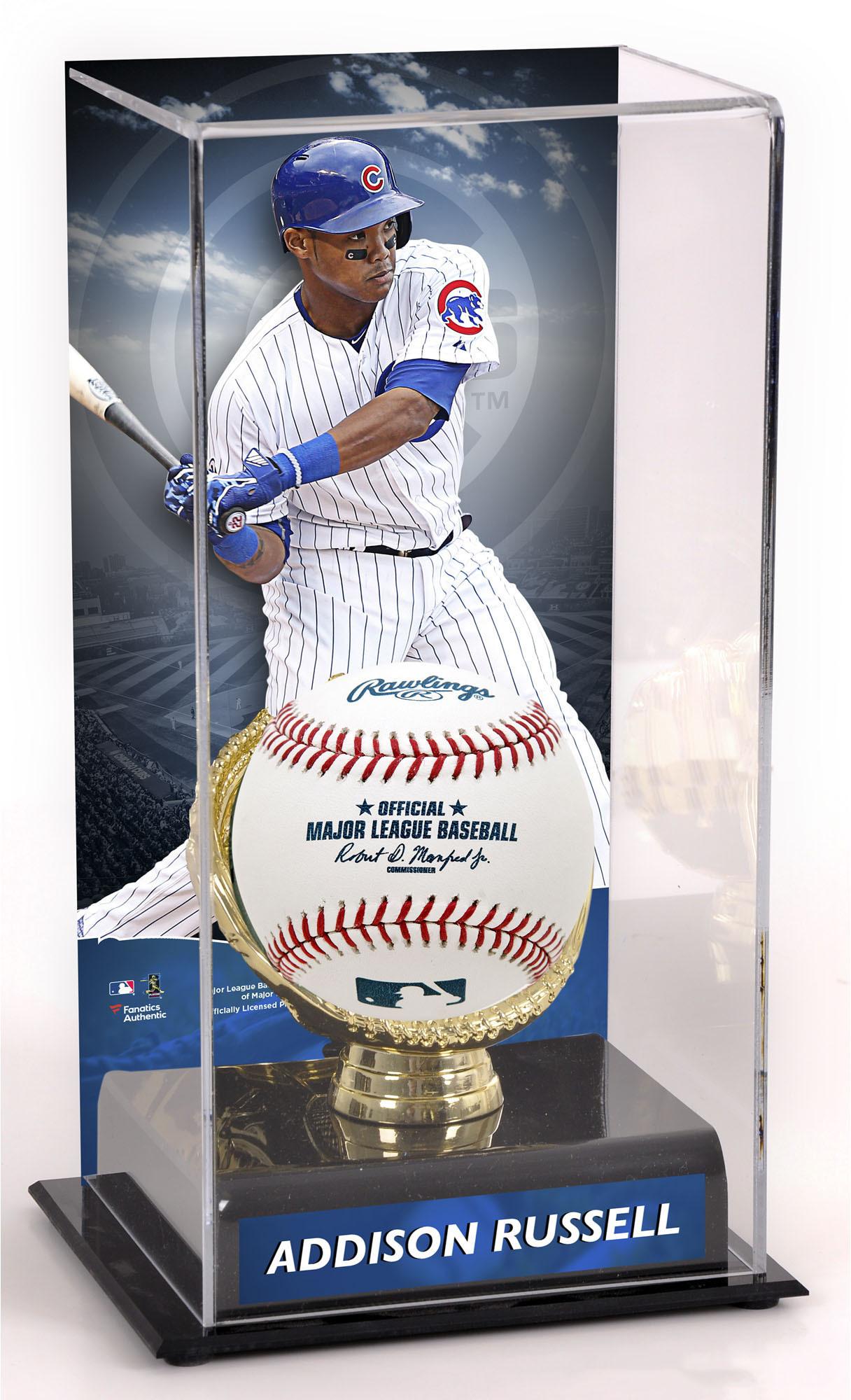 Addison Russell Chicago Cubs Gold Glove Display Case with Image ...