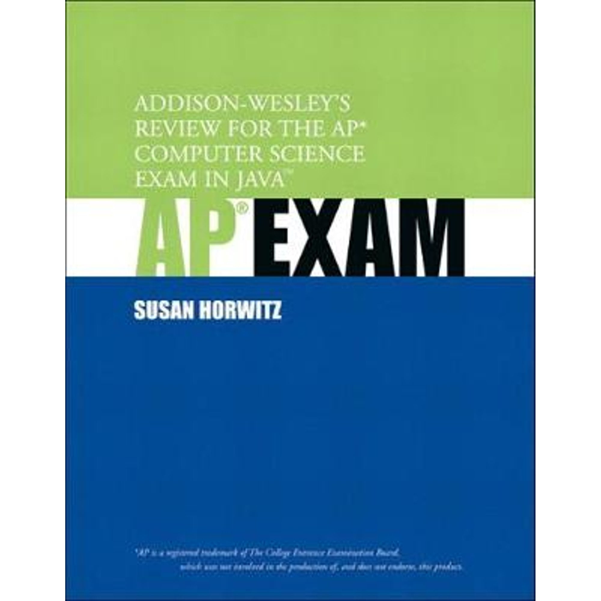 Pre-Owned Addison-Wesley's Review for the AP Computer Science Exam in Java (Paperback ...