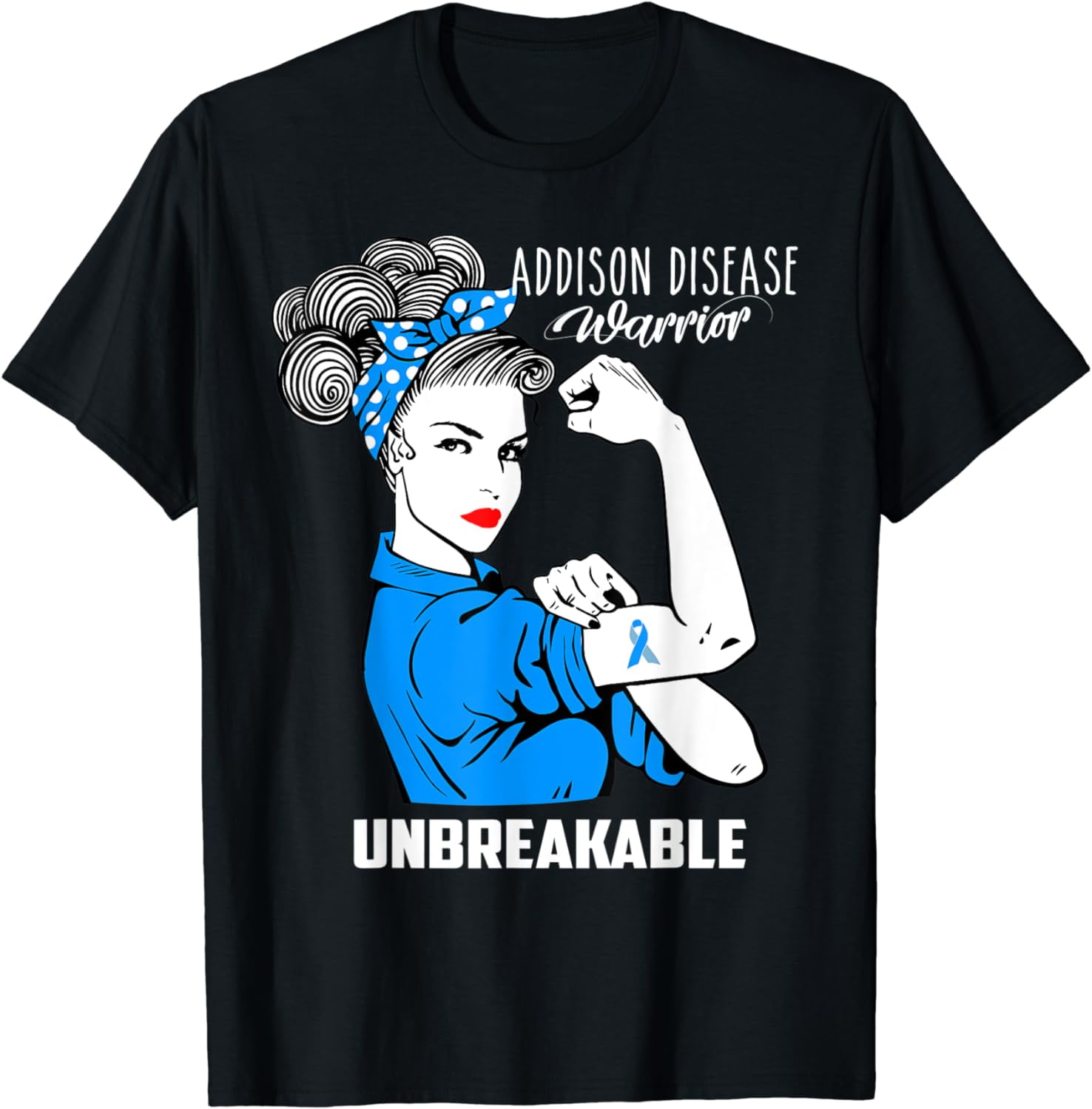 Addison's Disease Warrior Unbreakable T-Shirt Awareness Gift - Walmart.com