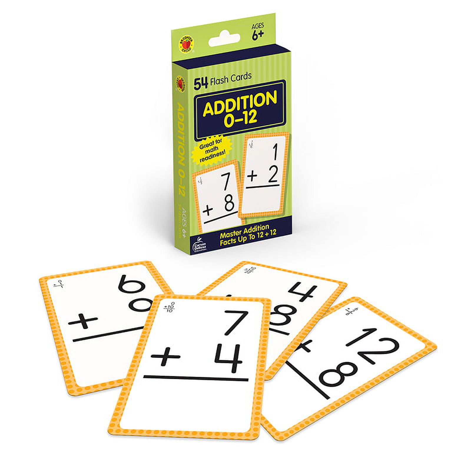 Addition 0 to 12 Flash Cards, 54 Cards | Bundle of 5 Sets - Walmart.com