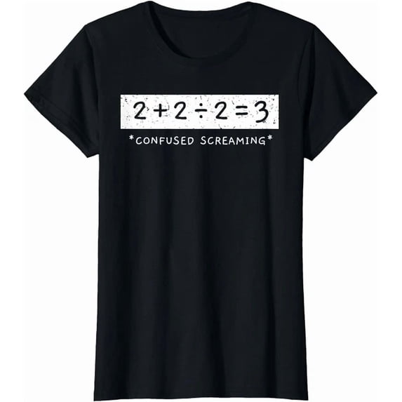 Addition Division Subtraction Equals Math Learning T-Shirt, Birthday ...