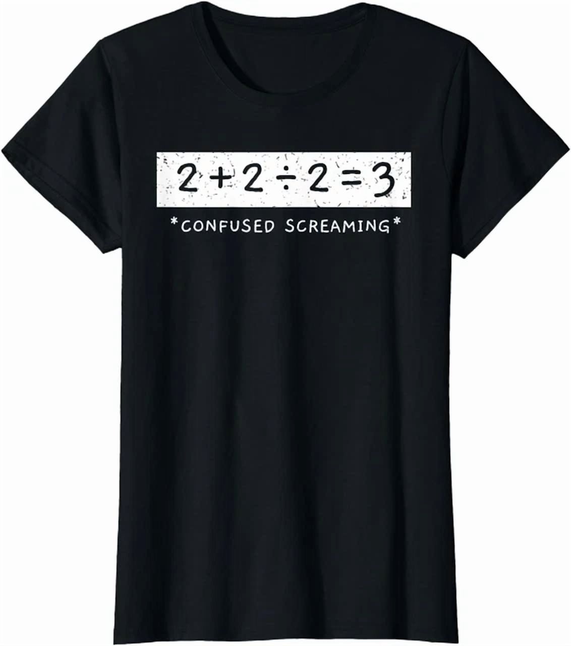 Addition Division Subtraction Equals Math Learning T-Shirt - Walmart.com