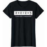 Addition Division Subtraction Equals Math Learning T-Shirt - Walmart.com