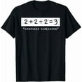 Addition Division Subtraction Equals Math Learning Unisex S-5XL T-Shirt ...