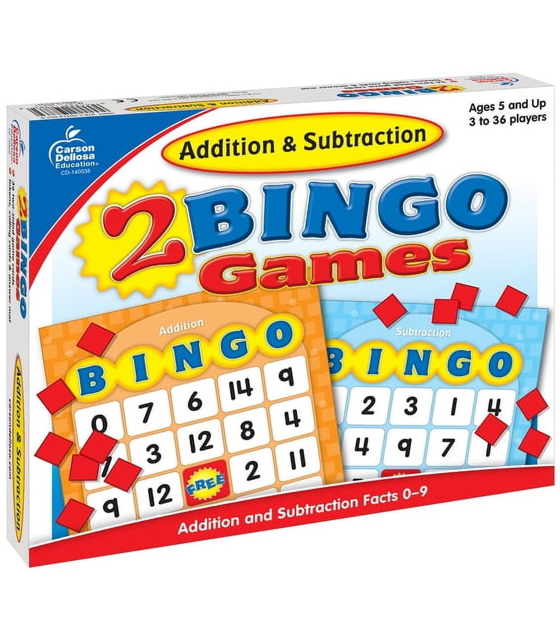 Addition & Subtraction Bingo - Walmart.com