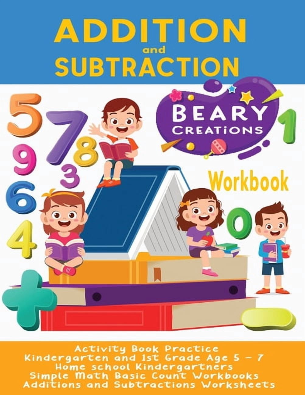 Arithmetic Basic Operations Addition and Subtraction Workbook: Activity ...