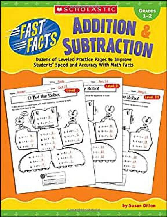 Pre-Owned Addition and Subtraction : Dozens of Leveled Practice Pages ...